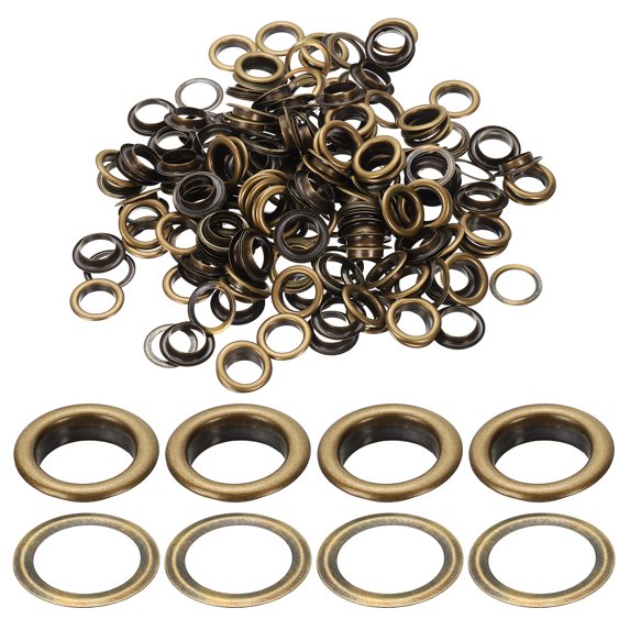 Uxcell 10mm/3/8" Metal Eyelets, Eyelets and Grommets Kit for DIY ...