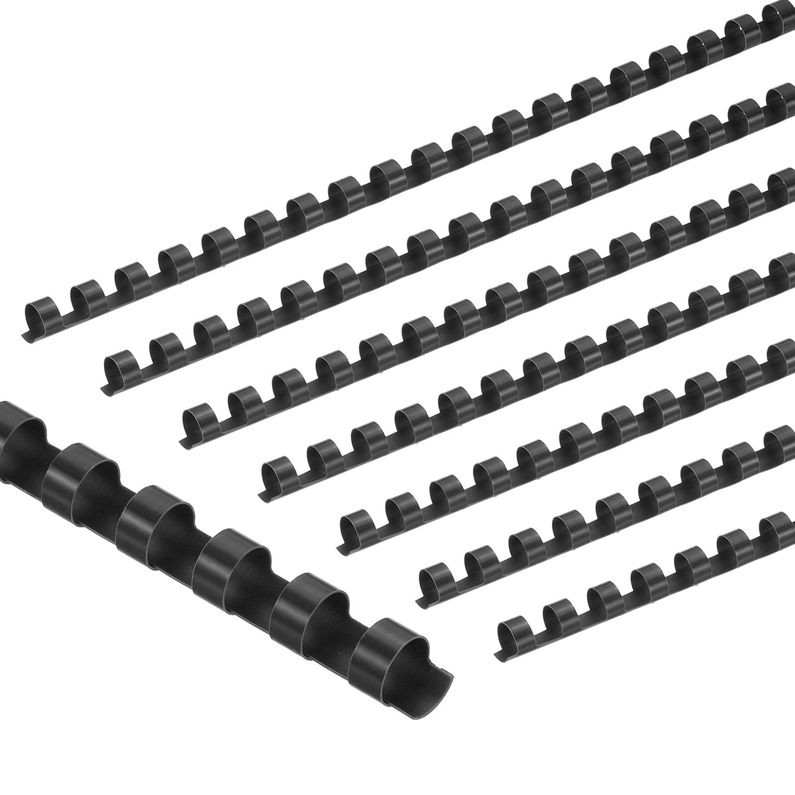 Uxcell 10mm (3/8") Plastic Binding Combs, 200 Pcs 21 Rings Comb Binding ...