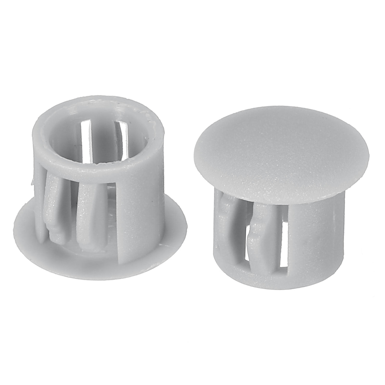 Uxcell 10mm 3/8" Plastic Hole Plugs, Flush Type Round Hole Cover Snap ...