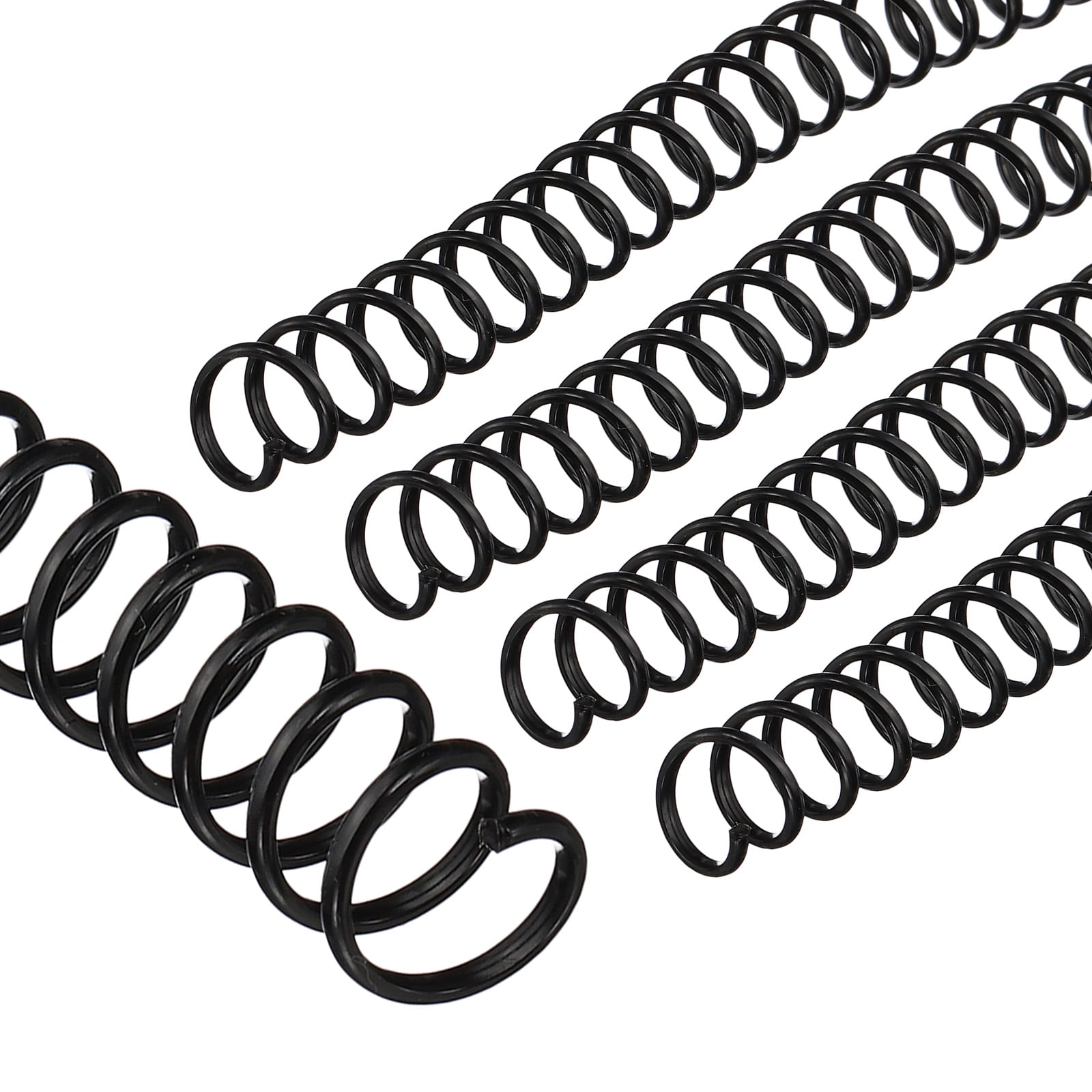 Uxcell 10mm(3/8") Plastic Spiral Binding Coils, 200 Pcs Binding Spirals ...
