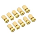 Uxcell 10mm+6mm M5 Standoff Screws 20 Pack Brass Hex Standoffs Nuts ...
