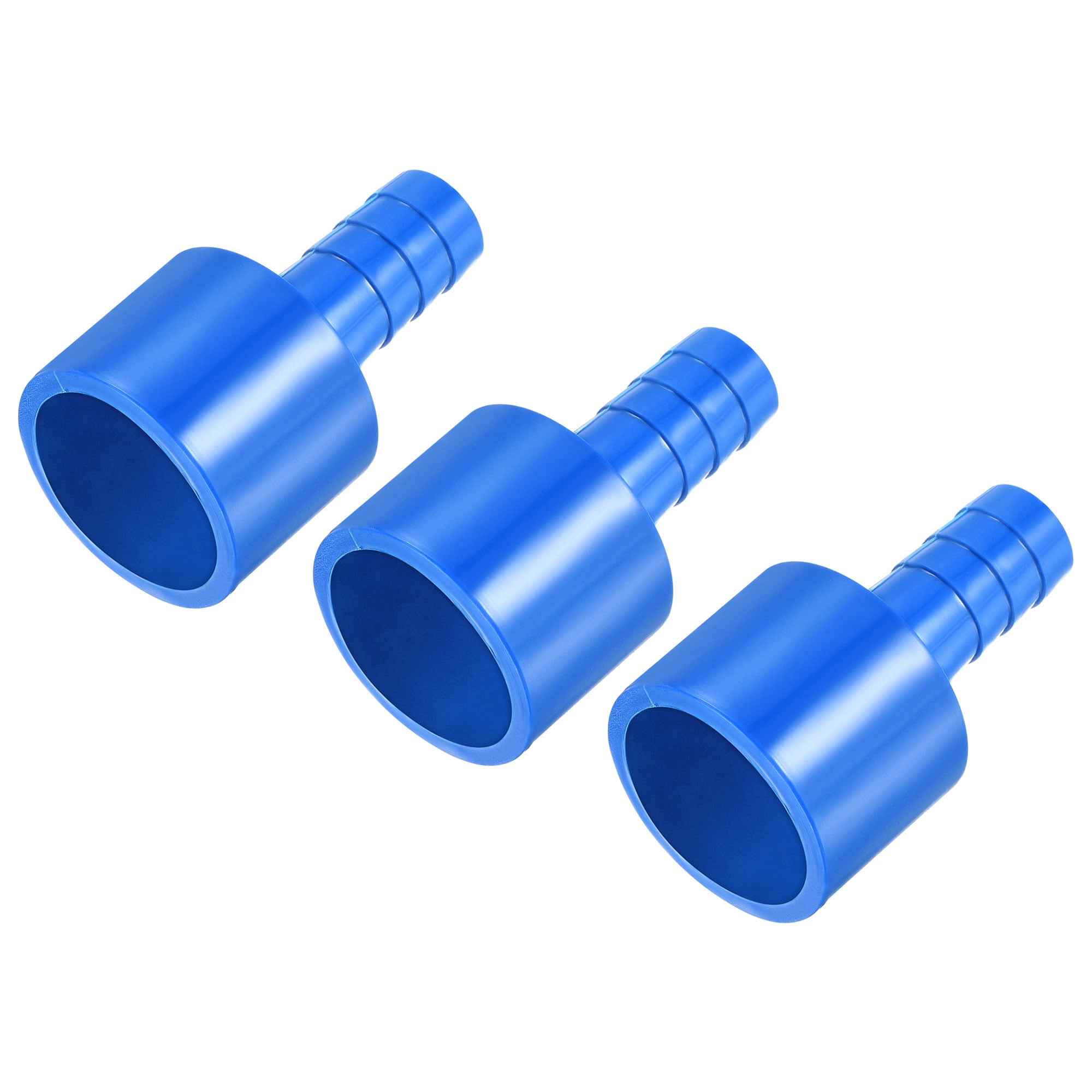 Uxcell 10mm Barbed x 20mm ID Spigot Straight PVC Pipe Fitting Quick ...