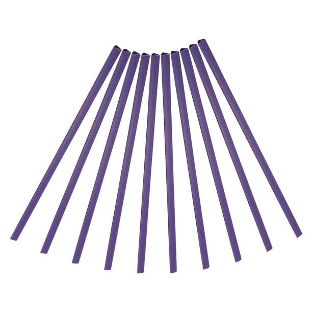 Uxcell 10mm Binding Bars, 10 Pcs Plastic Binding Bars Slide Grip 70 ...