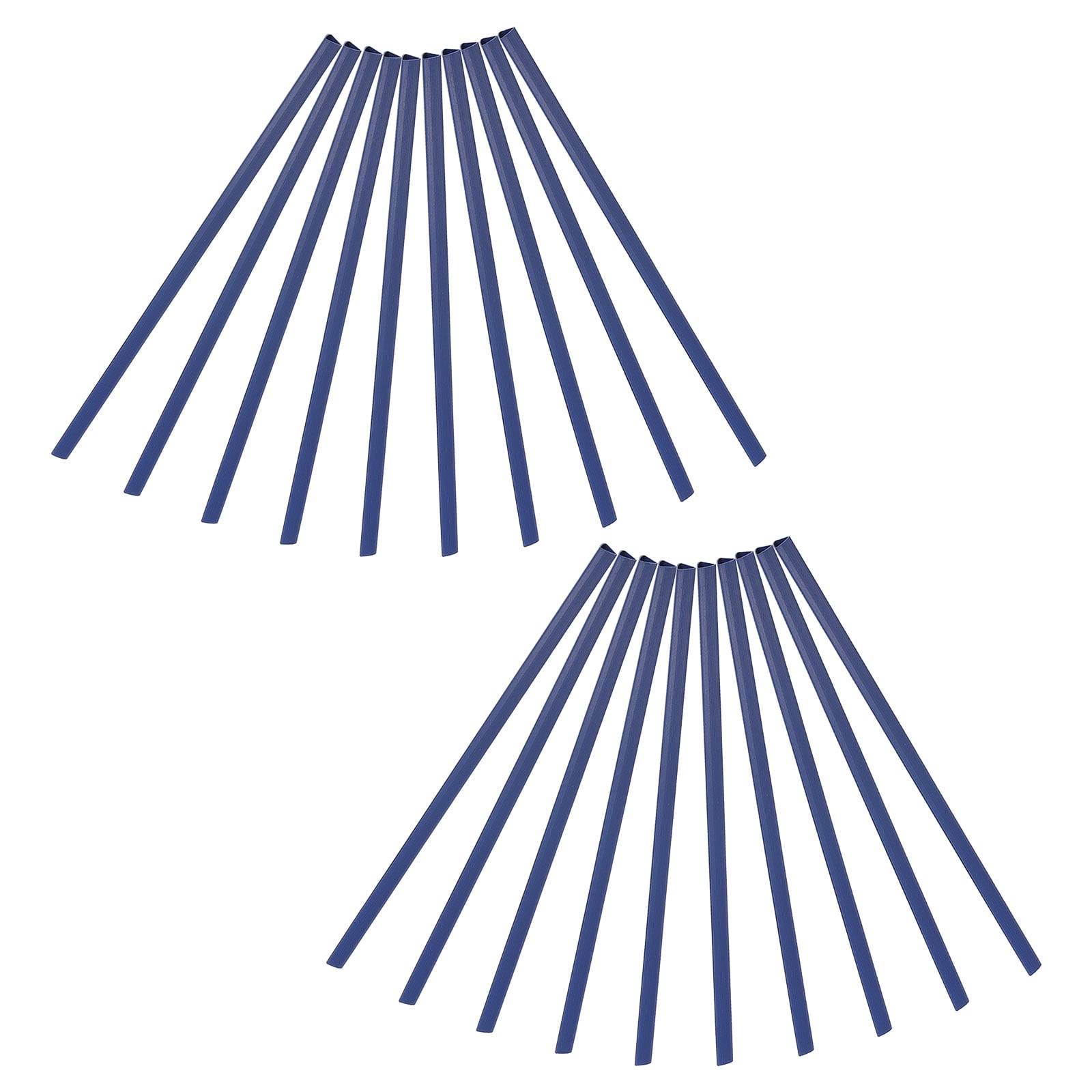 Uxcell 10mm Binding Bars, 20 Pcs Plastic Binding Bars Slide Grip 70 ...