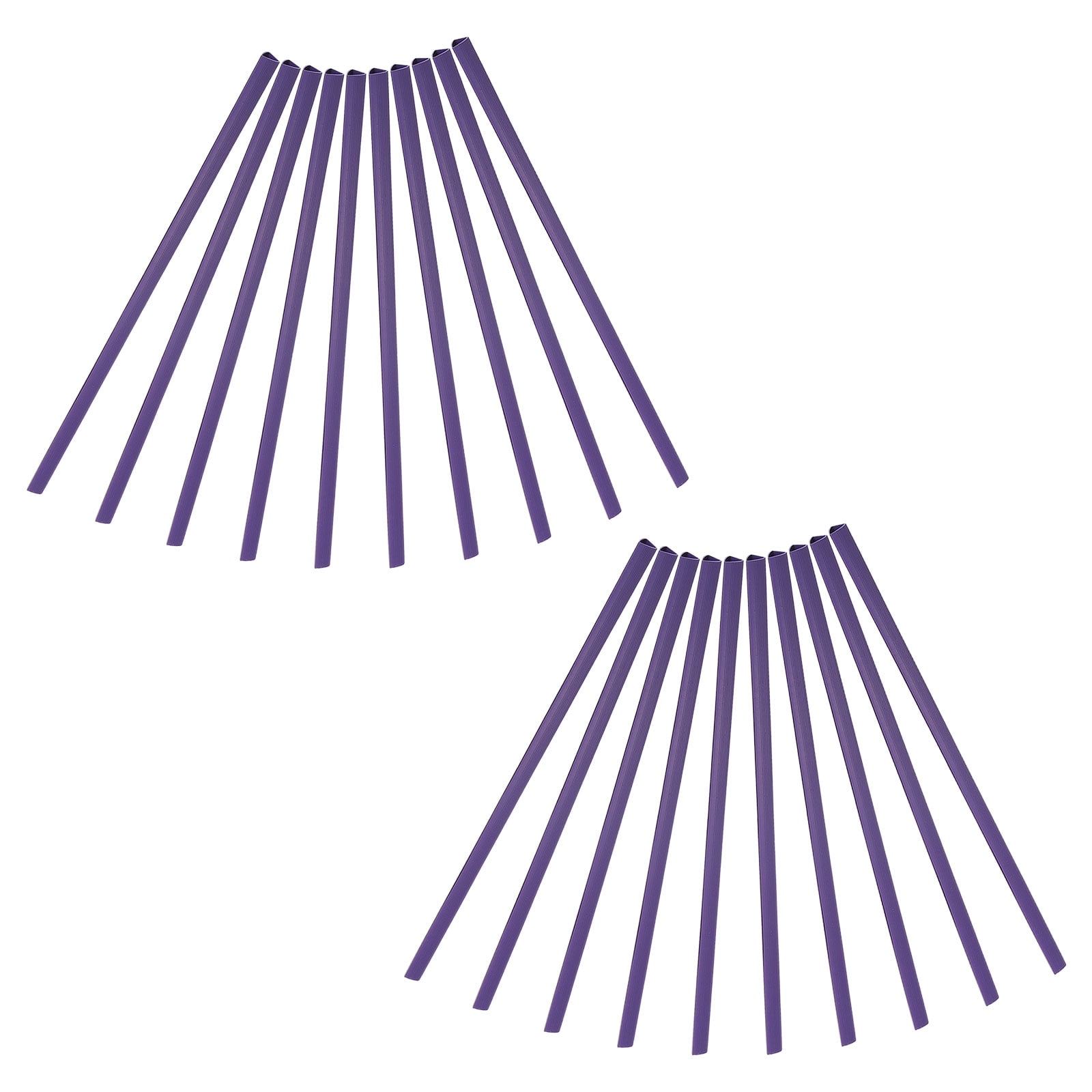 Uxcell 10mm Binding Bars, 20 Pcs Plastic Binding Bars Slide Grip 70 ...