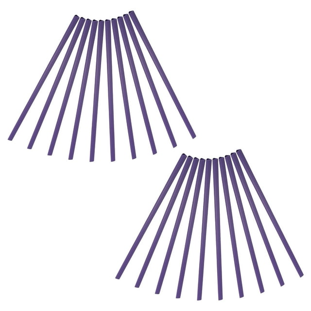 Uxcell 10mm Binding Bars, 20 Pcs Plastic Binding Bars Slide Grip 70 ...