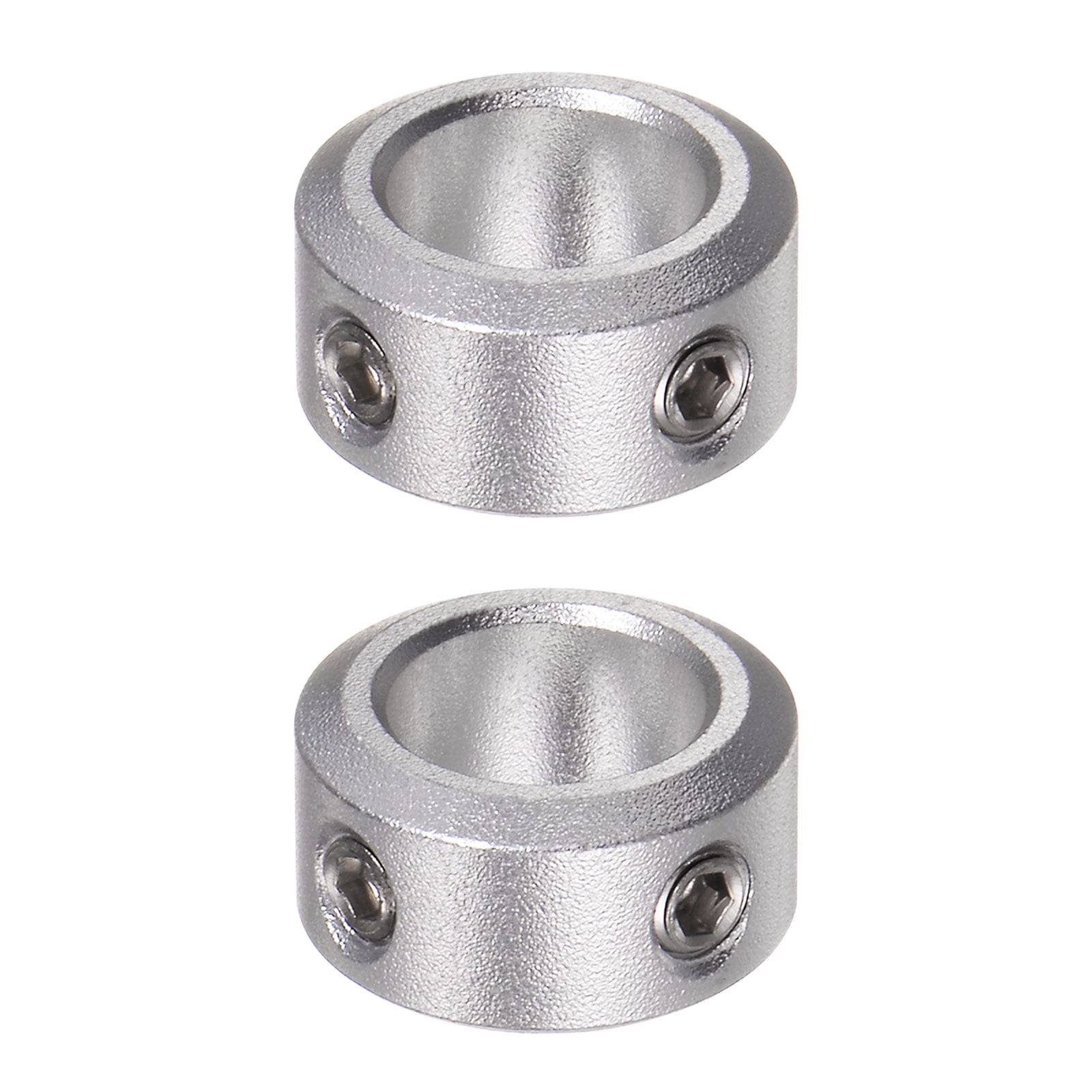 Uxcell 10mm Bore Set Screw Shaft Collars Aluminum Alloy, 16mm OD, 8mm ...