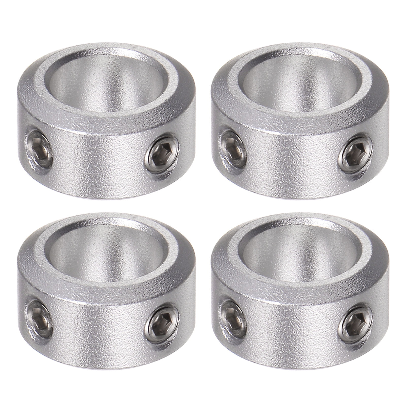 Uxcell 10mm Bore Set Screw Shaft Collars Aluminum Alloy, 16mm OD, 8mm ...