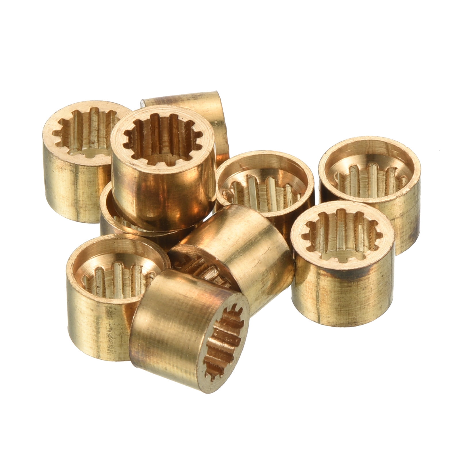 Uxcell 10mm Brass Pool Cue Ferrules Billiard Snooker Cue Tips Repair ...