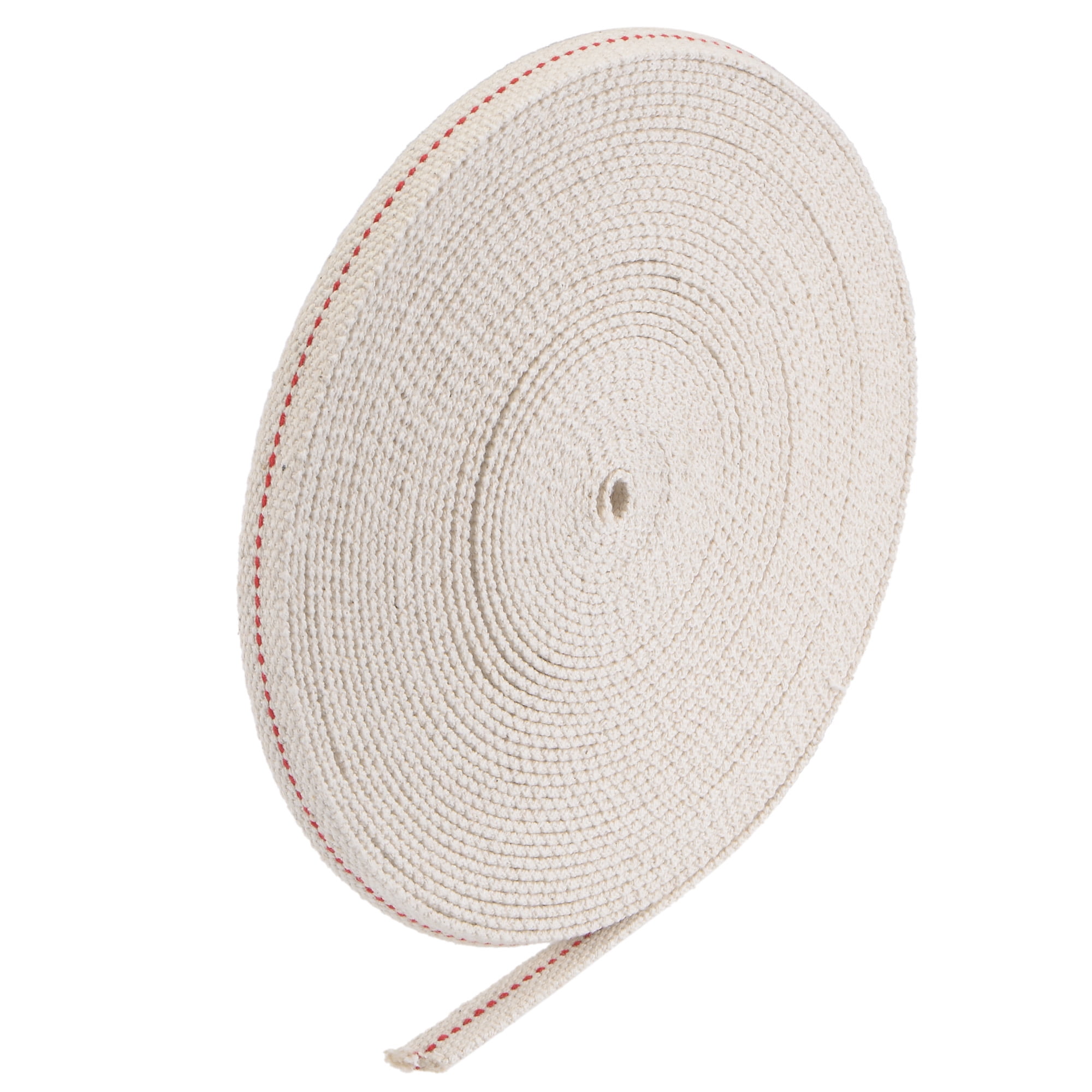 Uxcell 10mm Flat Wide 10 Meter Long Cotton Oil Lamp Wick with Red ...