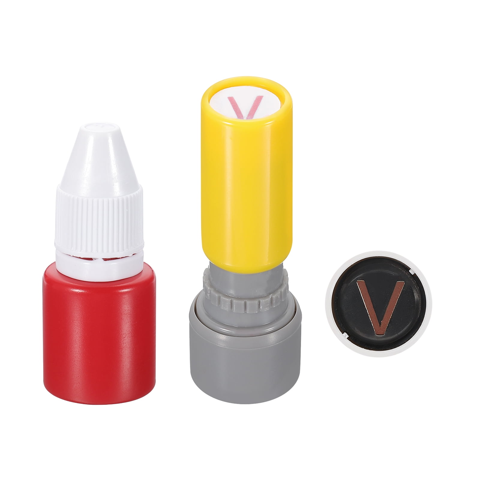 Uxcell 10mm Letter Stamps, R-Alphabet Stamps Mini Self Inking Stamps ...
