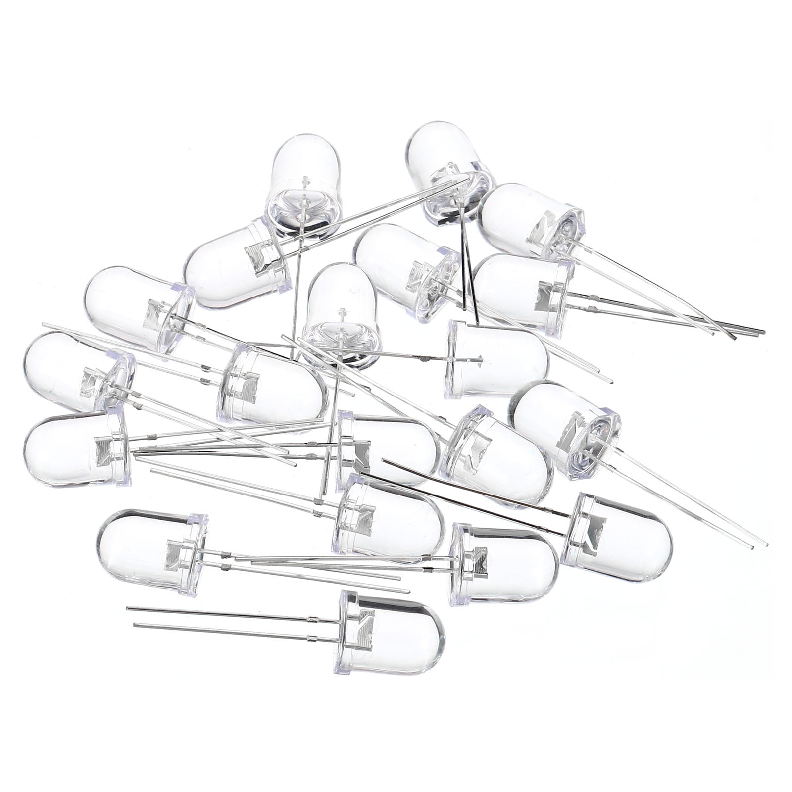 Uxcell 10mm Light Emitting Diodes, LED Diodes, 5 Colors, 100Pack - Walmart.com