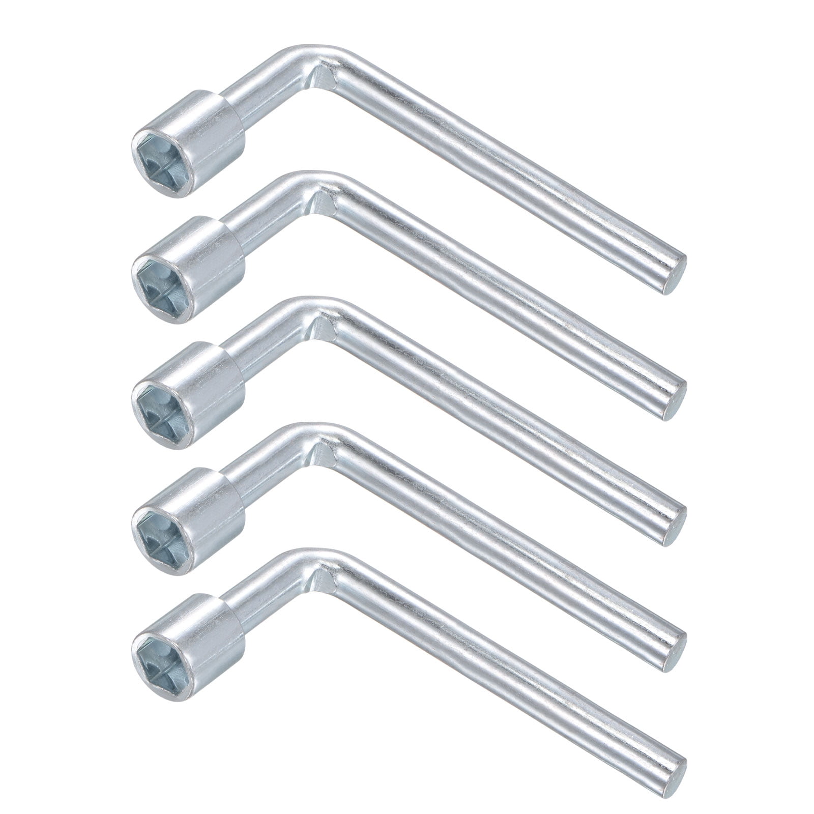 Uxcell 10mm Metric L Shaped Angled Open Hex 6 Point Socket Wrench ...