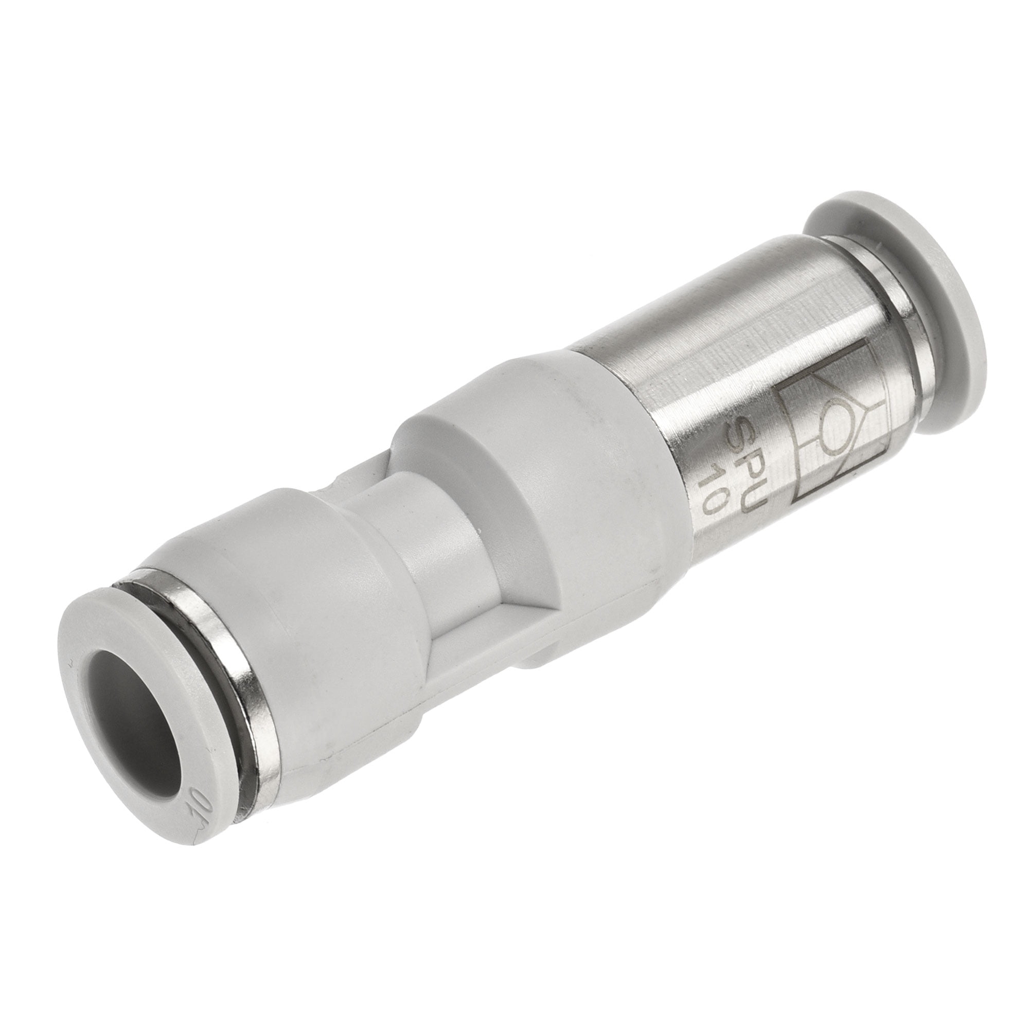 Uxcell 10mm Push Quick Connect Pneumatic Inline Air Tube Fitting Check ...