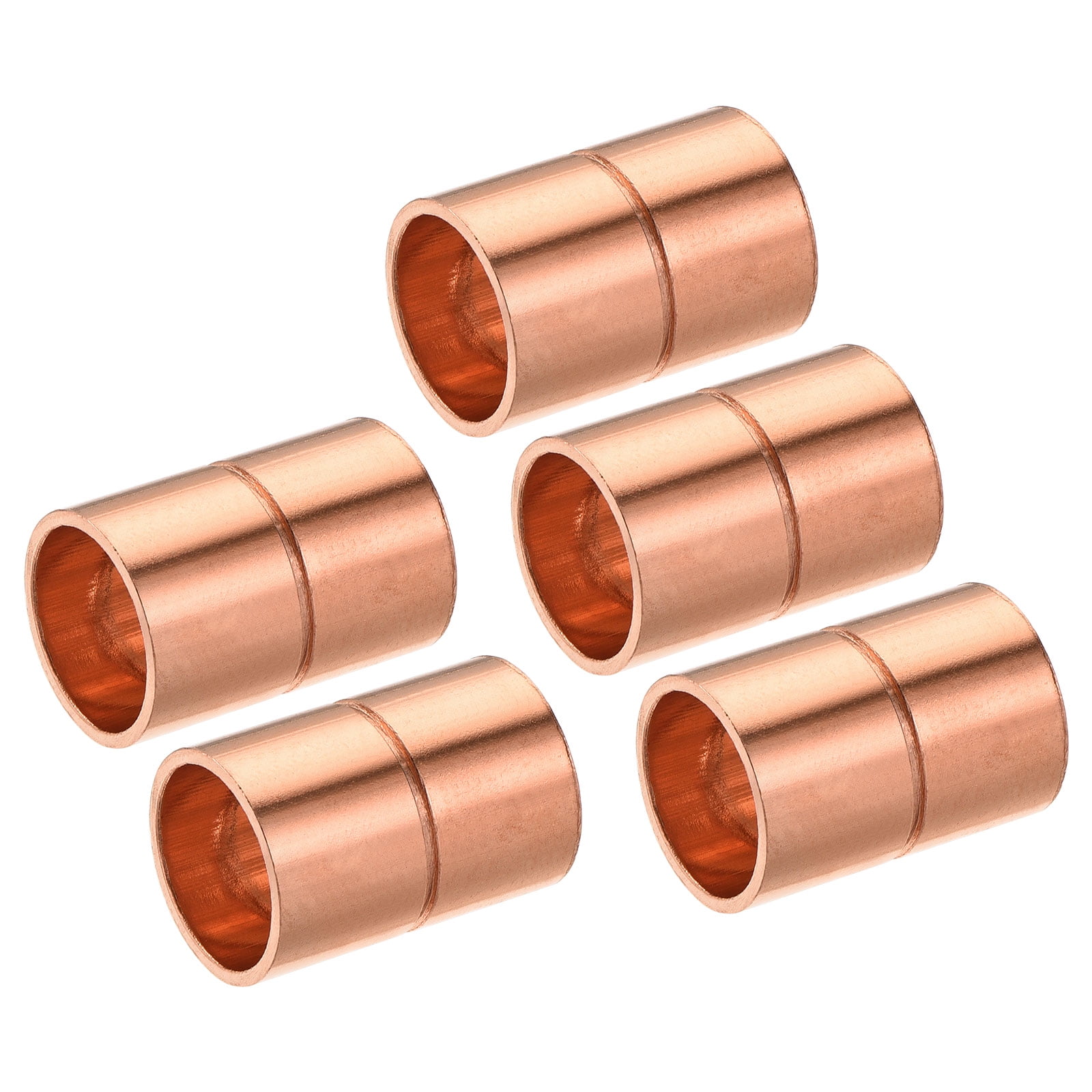 Uxcell 10mm Straight Copper Pipe Coupling Connecting Adapter Solder ...