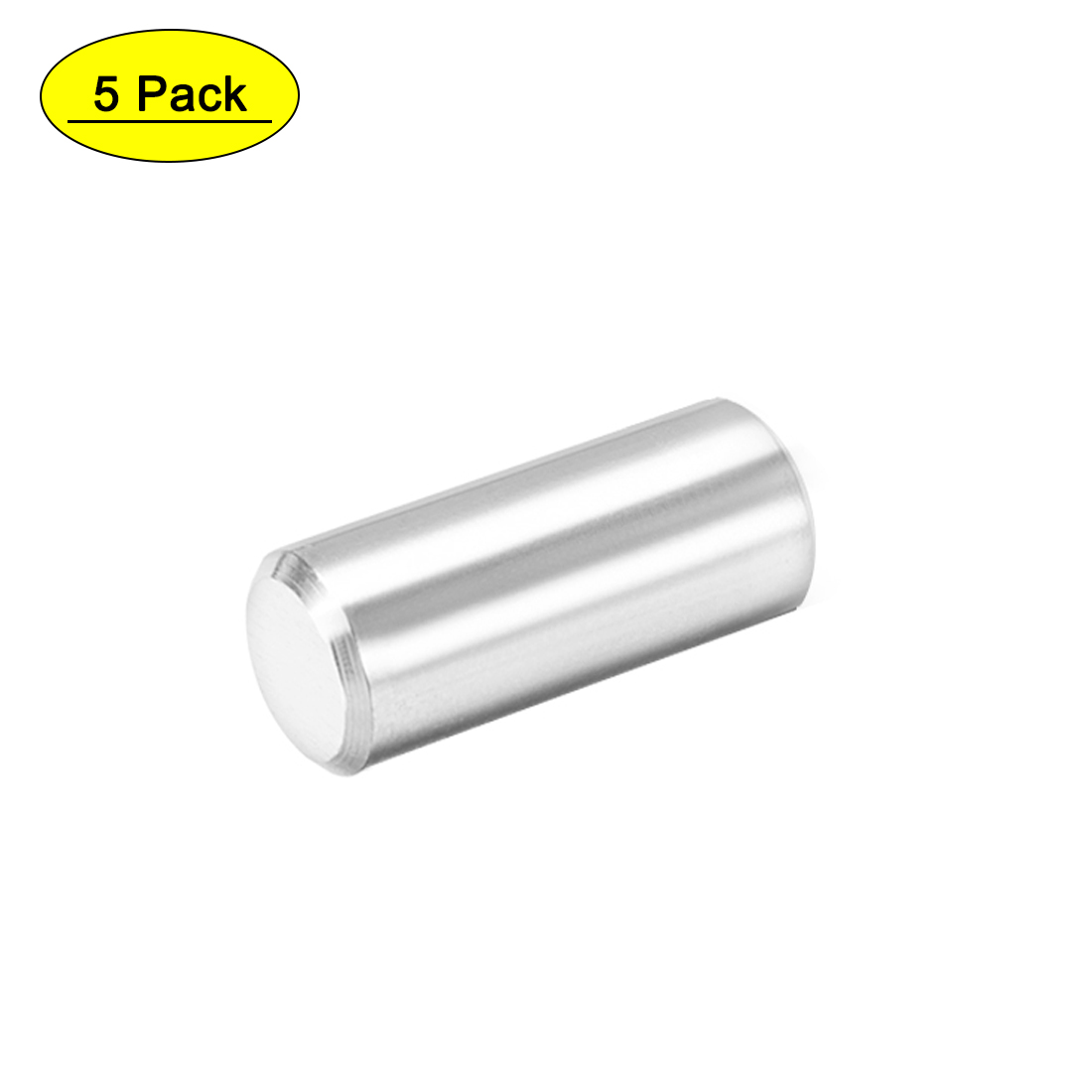 Uxcell 10mm X 20mm 304 Stainless Steel Dowel Pin 5 Pack - Walmart.com