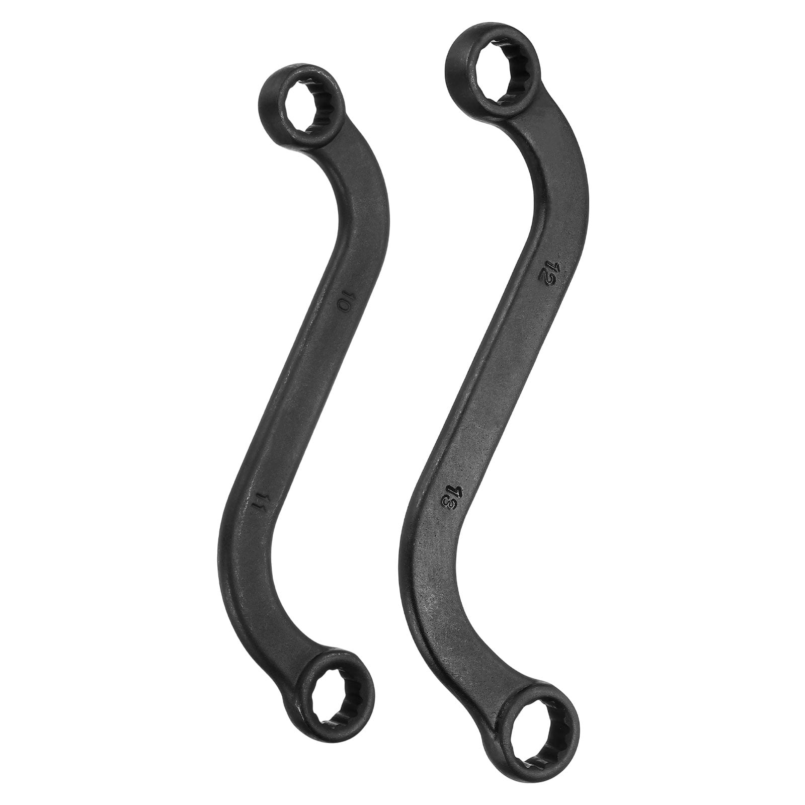 Uxcell 10mm x 11mm/12mm x 13mm Metric 12-Point S-Style Box Wrench ...