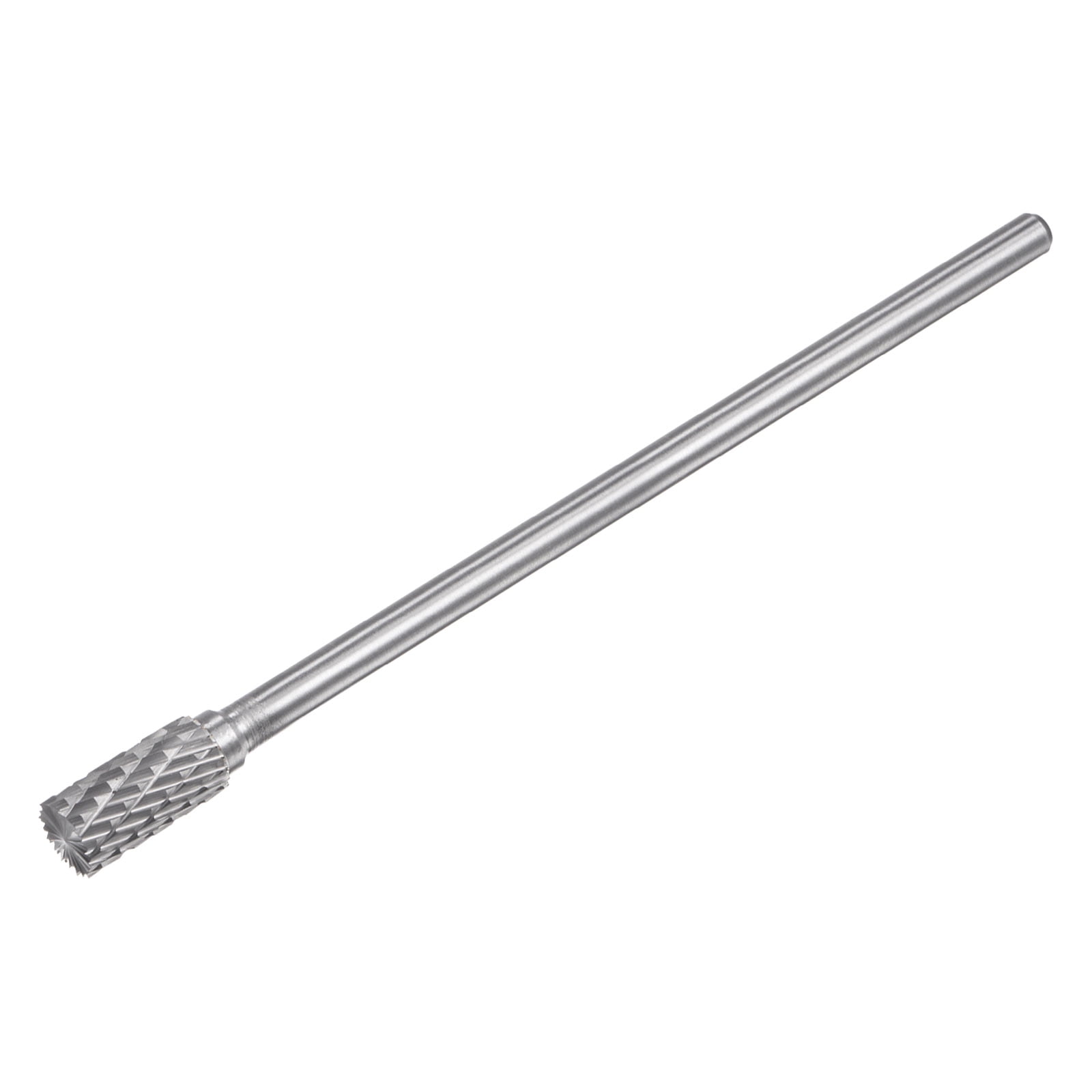 Uxcell 10mm x 150mm 6mm Shank Double Cut Cylinder Carbide Cutting Burrs ...