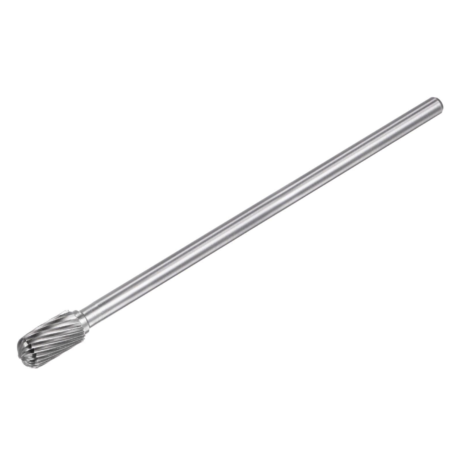 Uxcell 10mm x 150mm 6mm Shank Single Cut Cylinder with Ball Nose ...