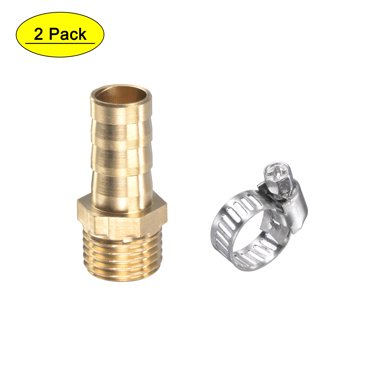 Uxcell M8x1 Male Plug Stainless Steel Thread Hex Head Socket Solid Pipe ...