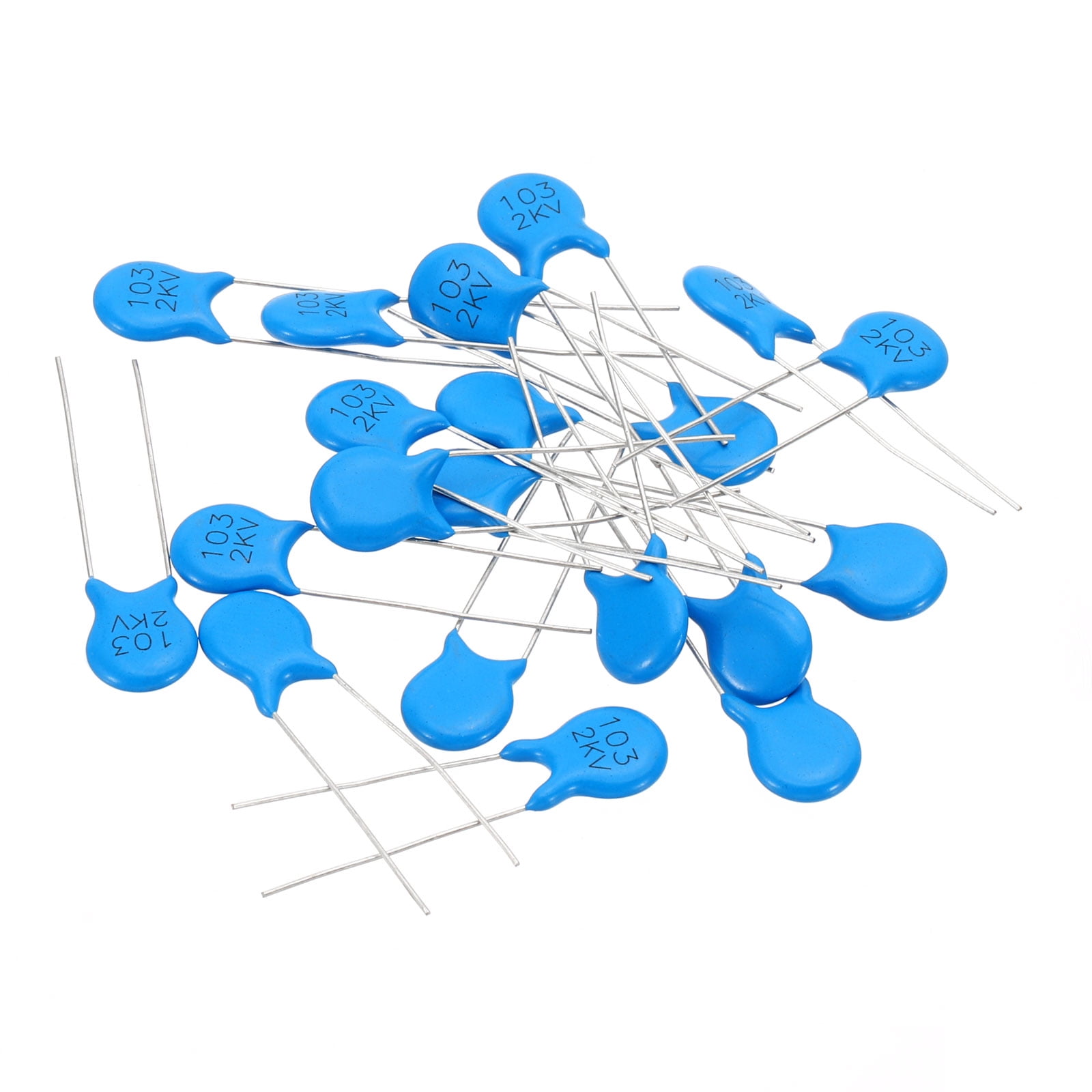 Uxcell 10nf 2kv High Voltage Ceramic Capacitor, 20 Pcs Ceramic Chip ...