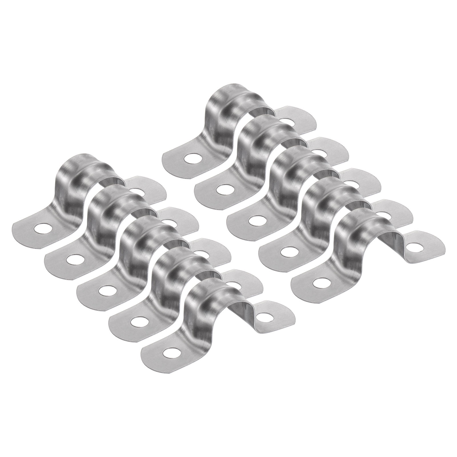 Uxcell 10pack 1/2 Inch 12mm Conduit Clamps, M12 U Tube Pipe Clamp ...
