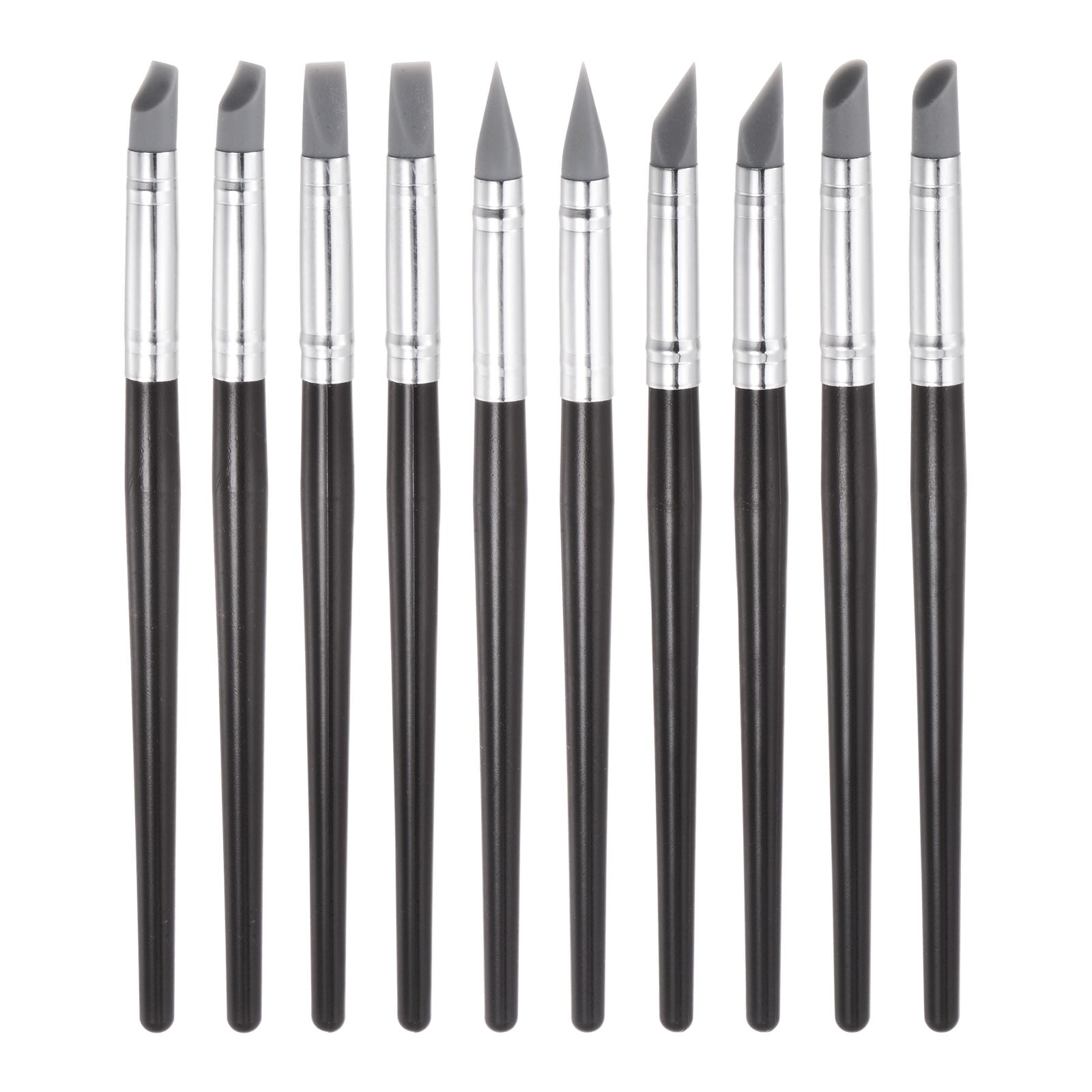 Uxcell 10pack Clay Sculpting Tool Set, Clay Sculpting Shaper Rubber Tip ...