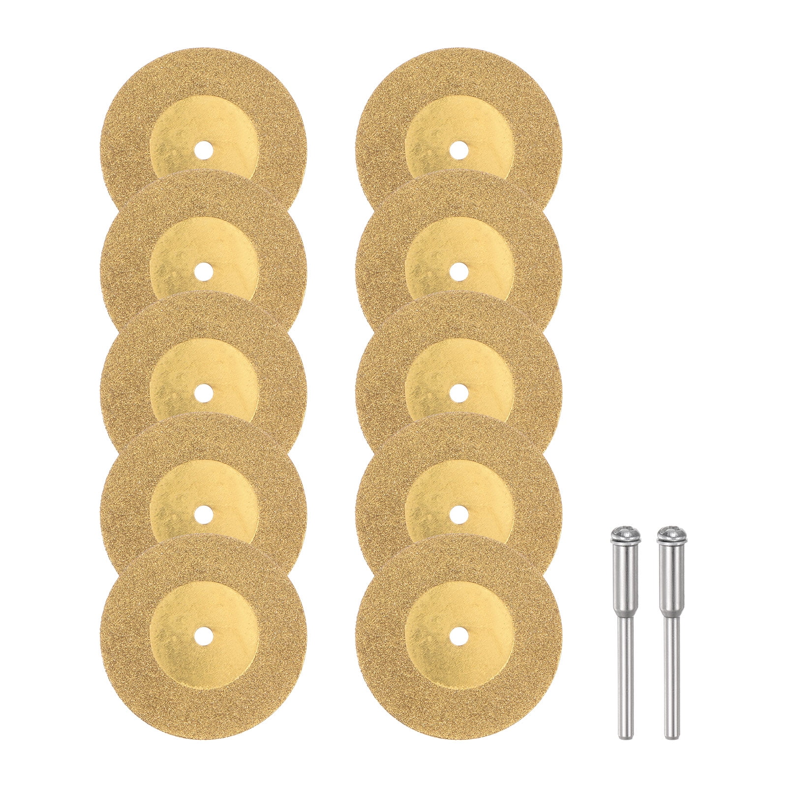 Uxcell 10pack Diamond Cutting Wheel 35mm Titanium Coating Diamond Cut ...