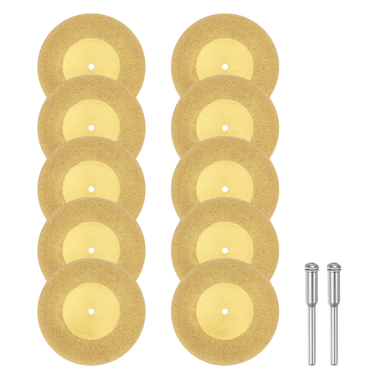 Uxcell 10pack Diamond Cutting Wheel 60mm Titanium Coating Cut Off Discs ...