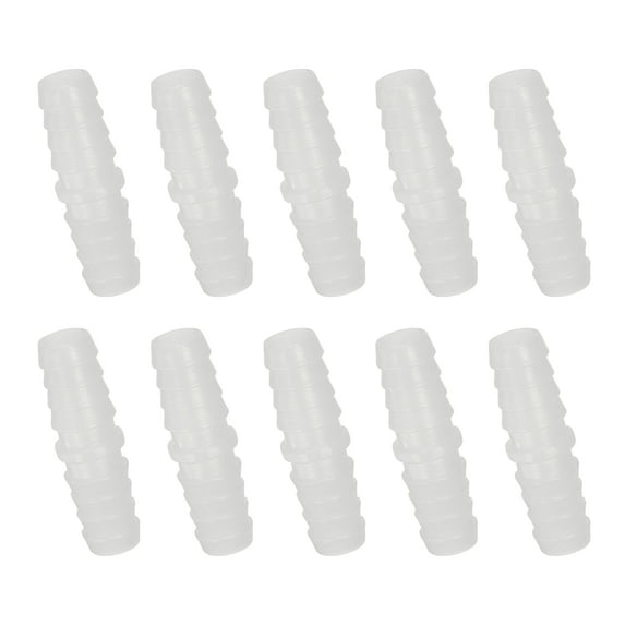 Uxcell 10pack Plastic Hose Barb Fitting, 2/5" Barbed Hose Pipe Fitting ...