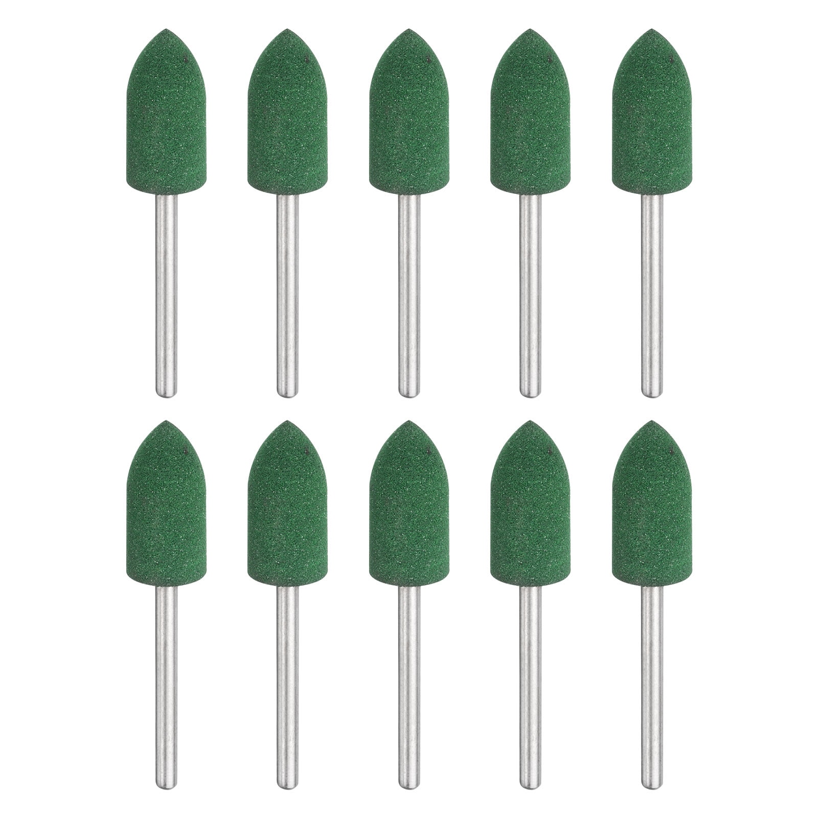 Uxcell 10pack Rubber Polishing Drill Bits, Rotary Buffing Bit with 10mm ...