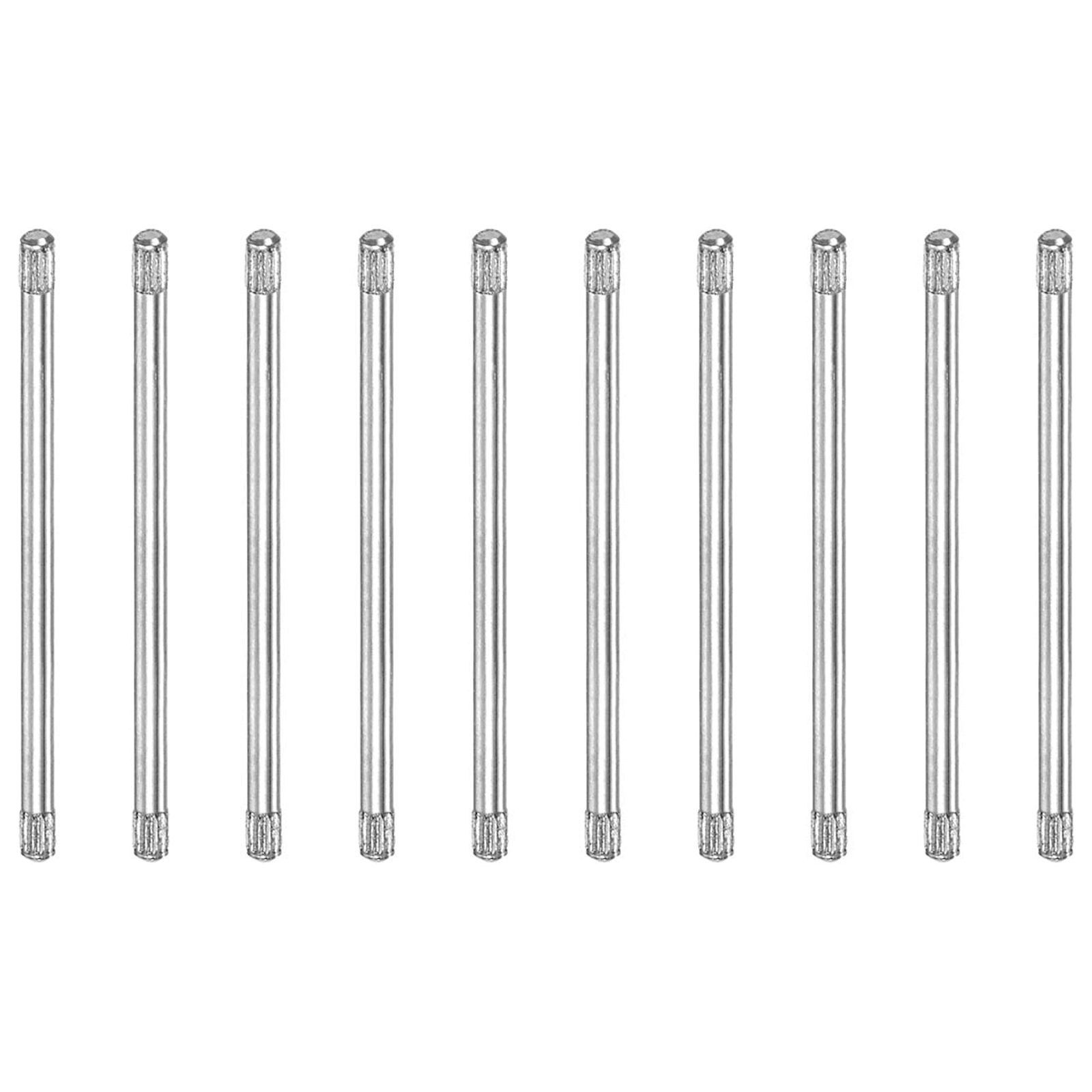 Uxcell 10pack Watch Band Pin Bar 1mmx20mm Double Head Watch Bracelet ...