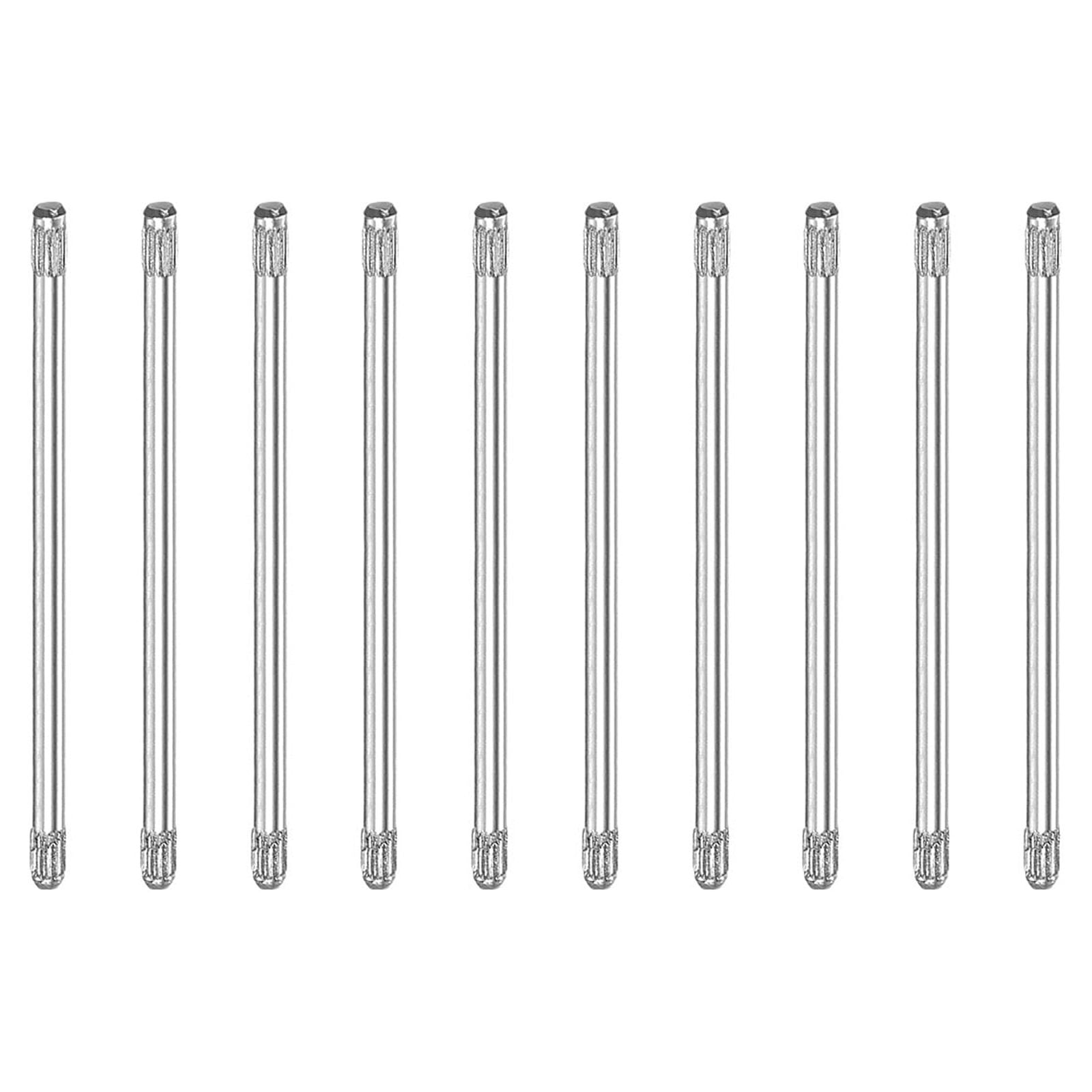 Uxcell 10pack Watch Band Pin Bar 1mmx24mm Double Head Watch Bracelet ...