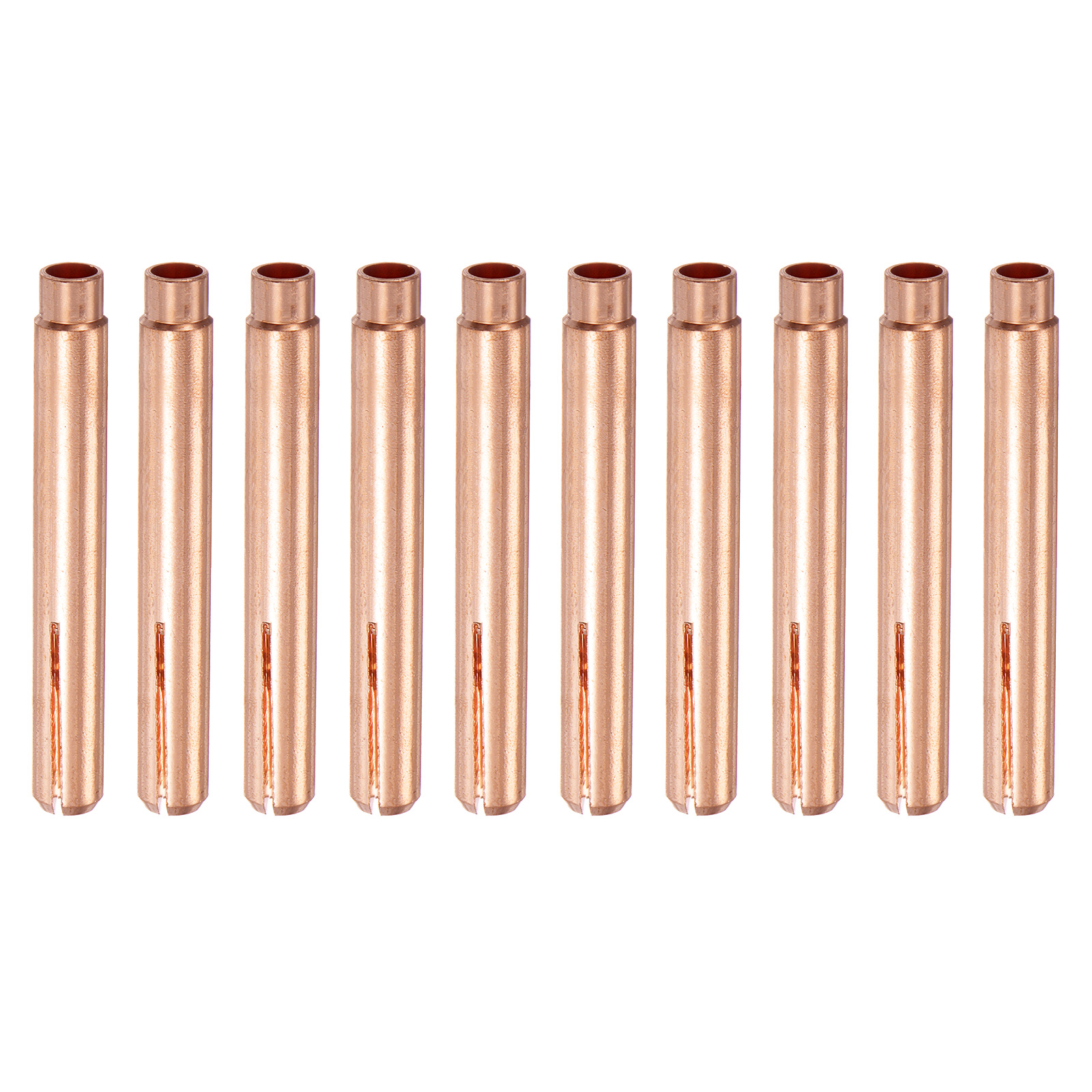 Uxcell 10pcs 13N23L TIG Welding Collet 3/32" (2.4mm) Copper Tungsten ...