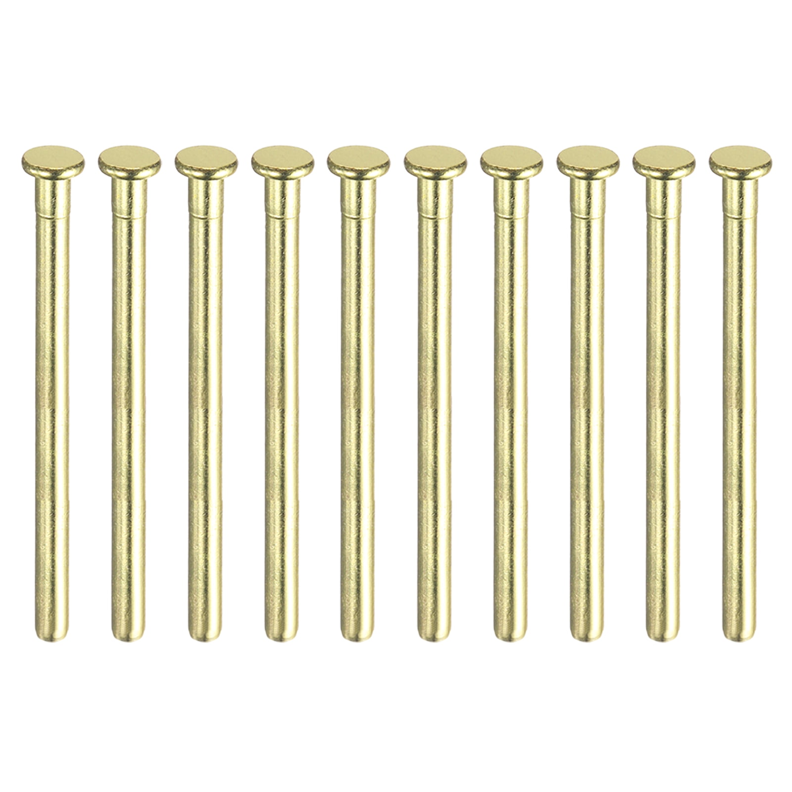 Uxcell 10pcs 3.5 Inch Door Hinge Pins, Removable Brushed Door Hinge ...
