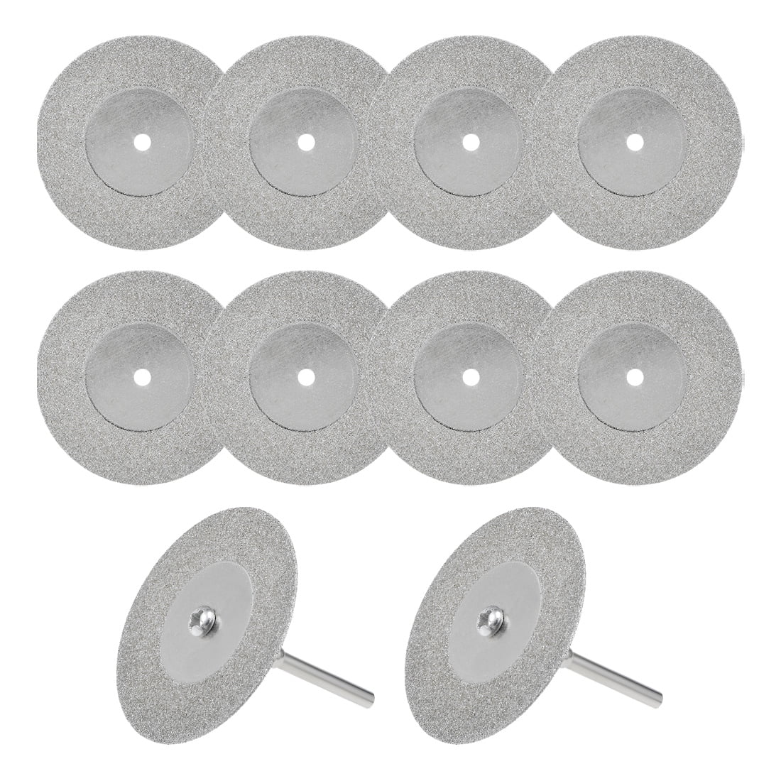 Uxcell 10pcs 40mm Diamond Coated Rotary Cut Off Grinding Wheel Discs W ...
