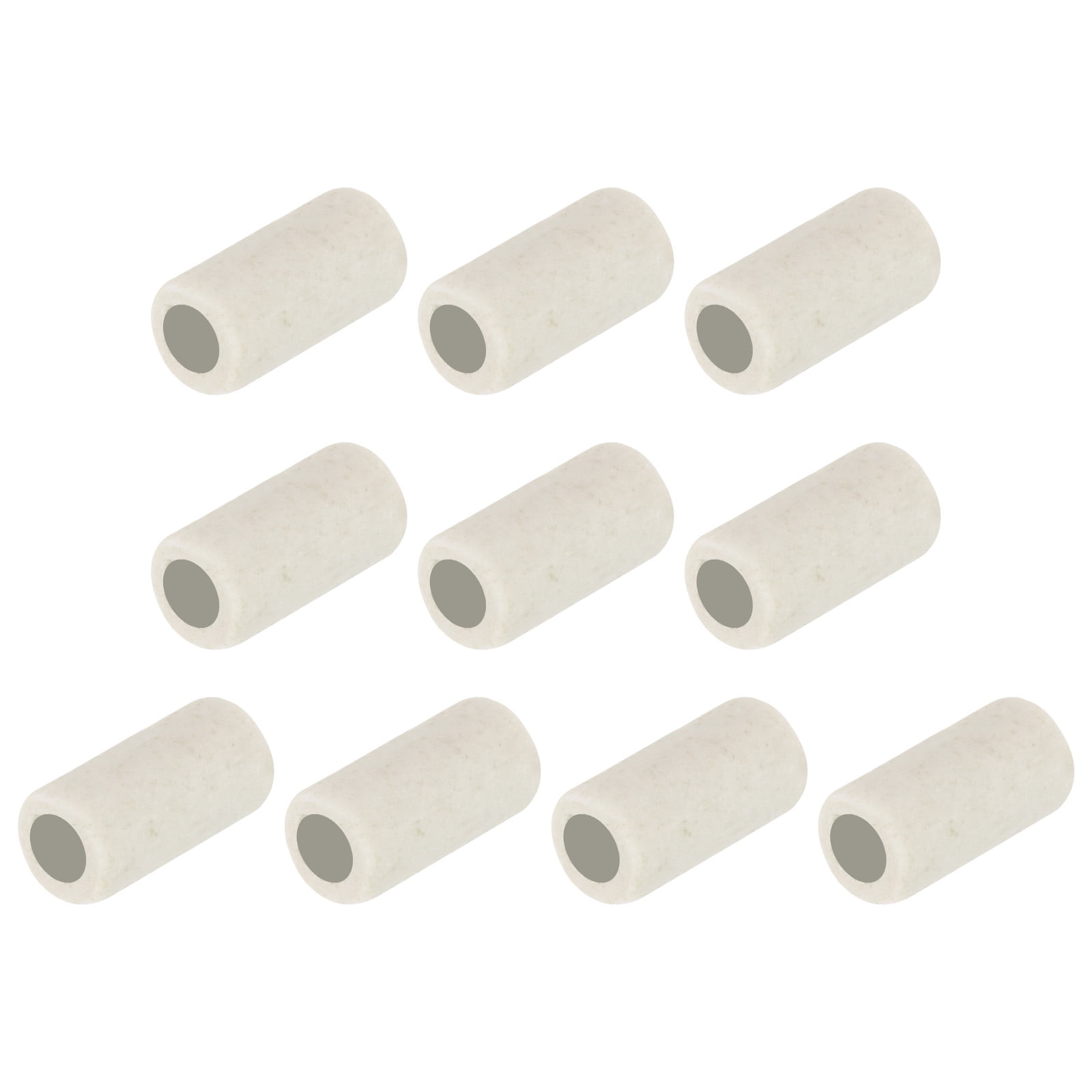 Uxcell 10pcs 5mm Dia Ceramic Tube Insulated Electronic Wire Bundle ...