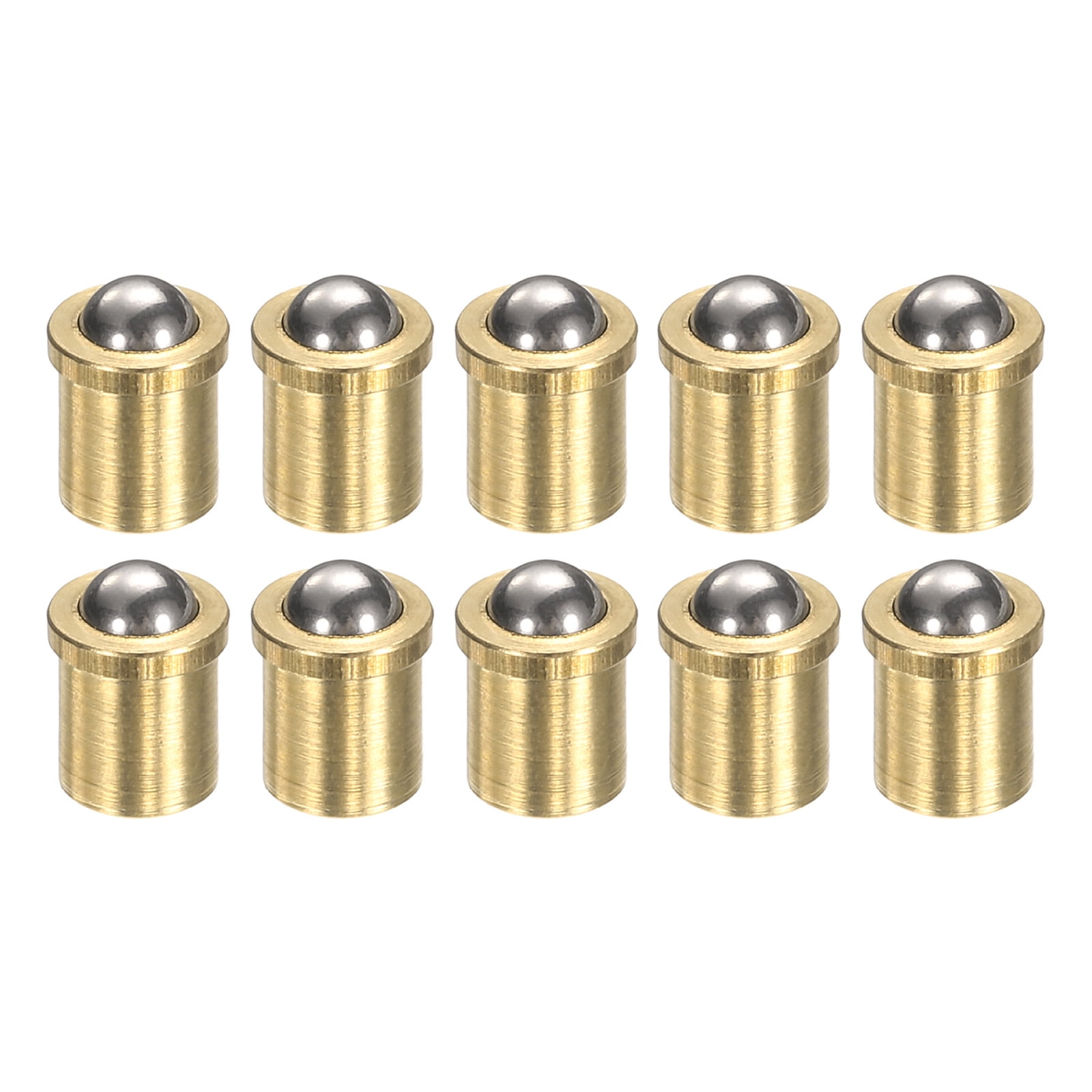 Uxcell 10pcs Ball Point Spring Plunger 4x5mm Brass Small Ball Plunger ...