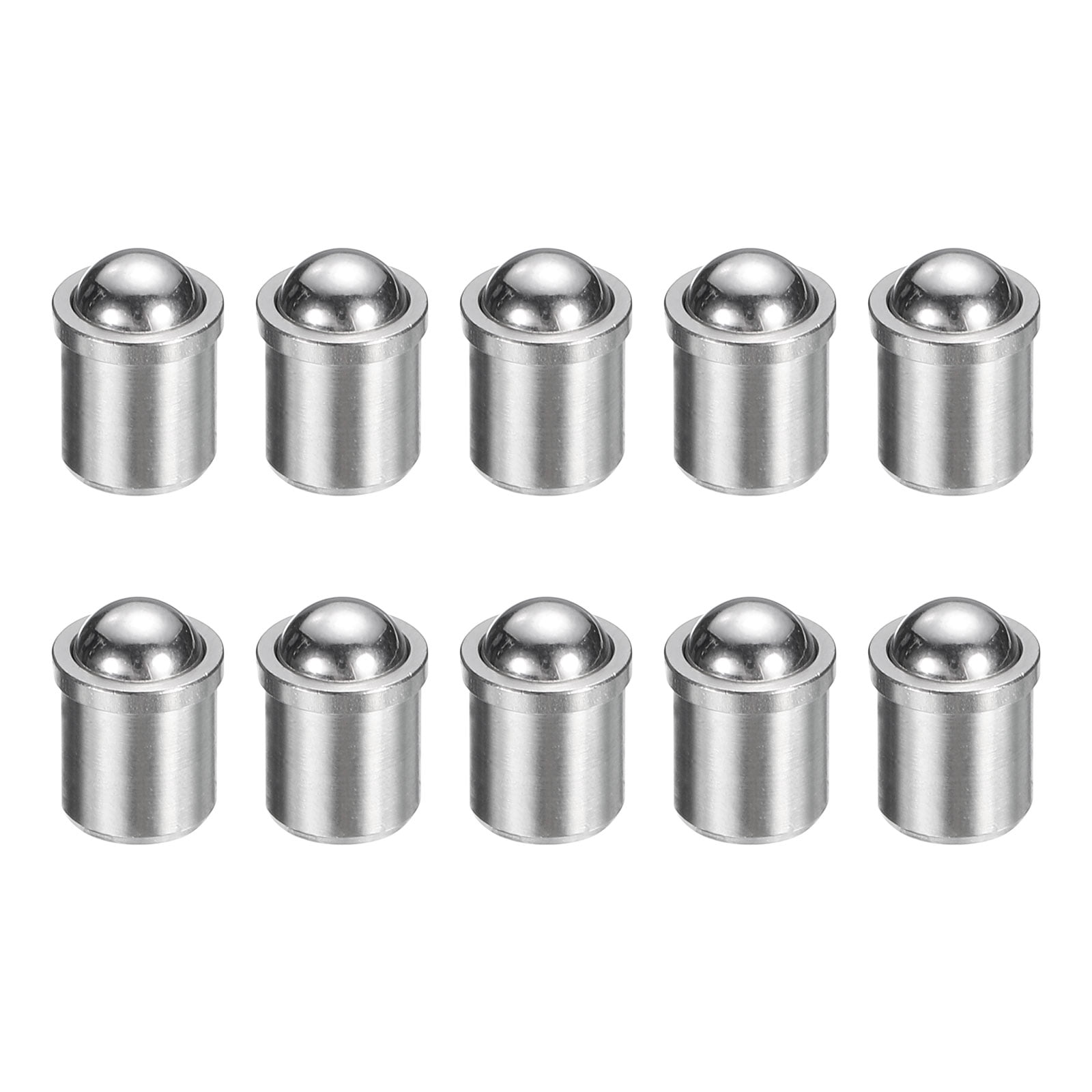 Uxcell 10pcs Ball Point Spring Plunger 6x7mm 25N Stainless Steel Small ...