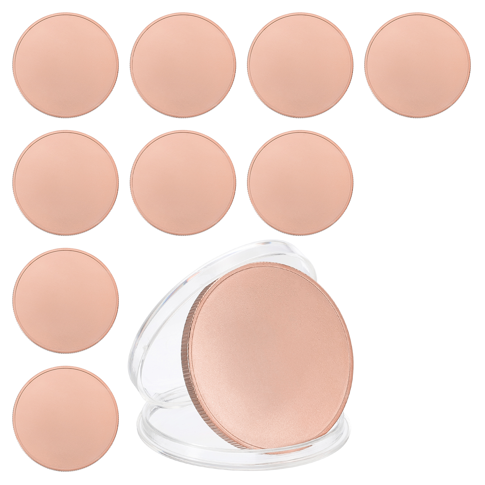 Uxcell 10pcs Blank Coins for Engraving, 40mm Coin Blanks Laser ...