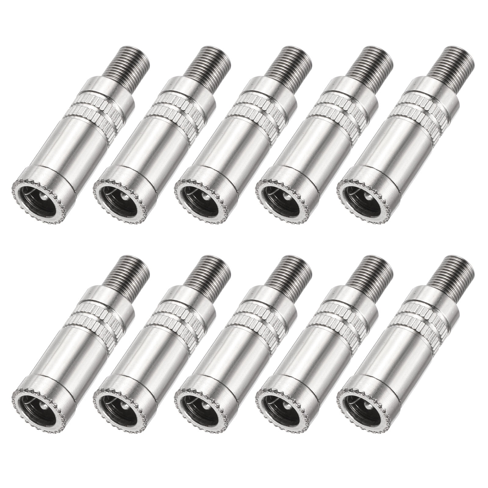 Uxcell 10pcs DC Power Female Adapter, 5.5mm x 2.1mm 1.46" DC Power Jack ...