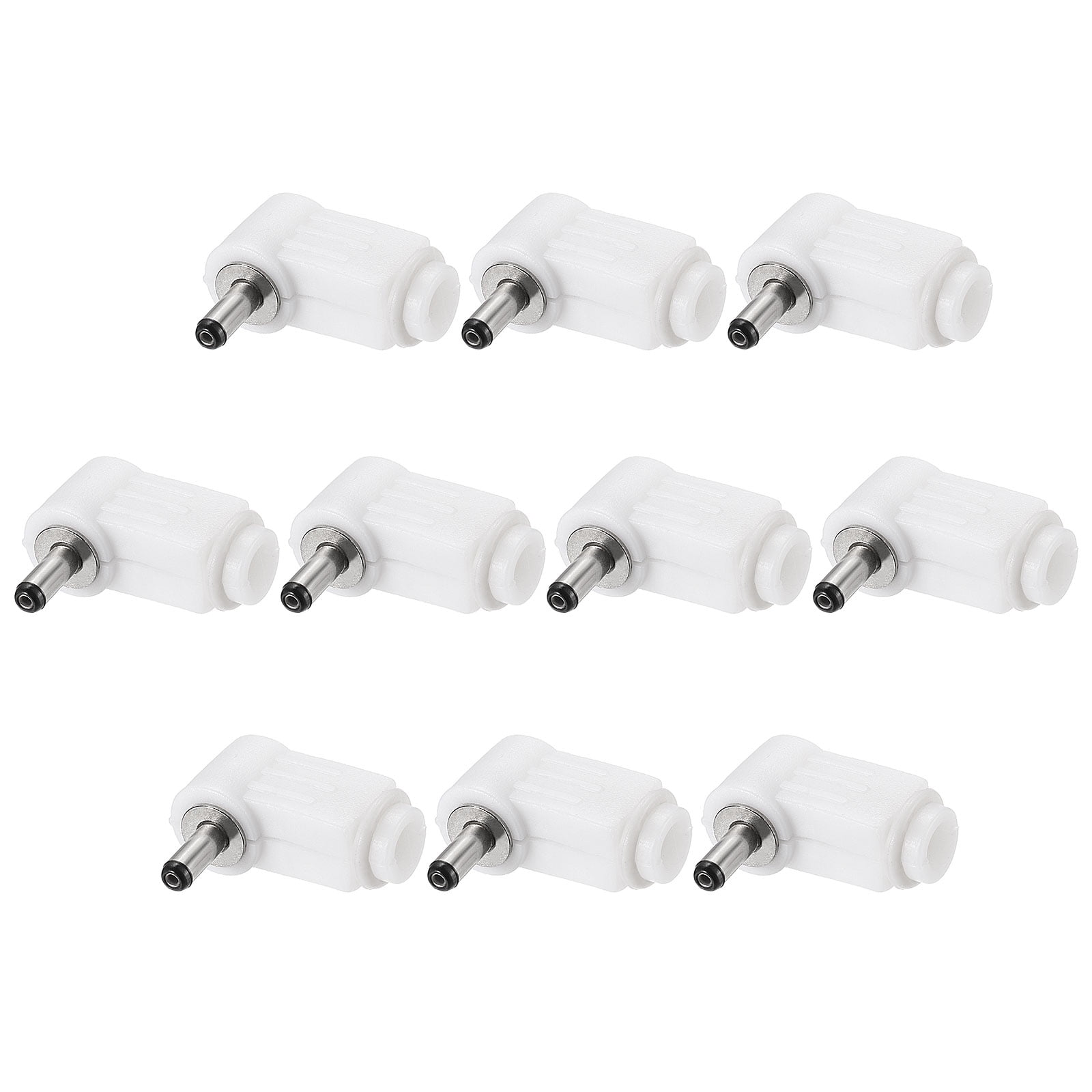 Uxcell 10pcs DC Power Male Adapter, 3.5mm x 1.1mm 0.83" Trigger DC ...