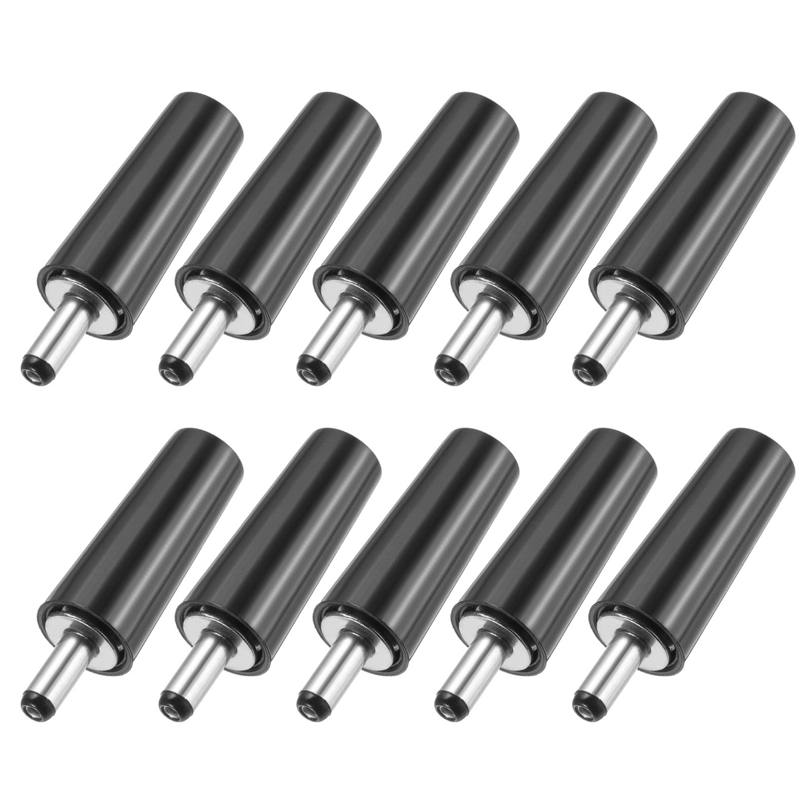 Uxcell 10pcs DC Power Male Adapter, 3.5mm x 1.1mm 1.3" DC Power Jack ...