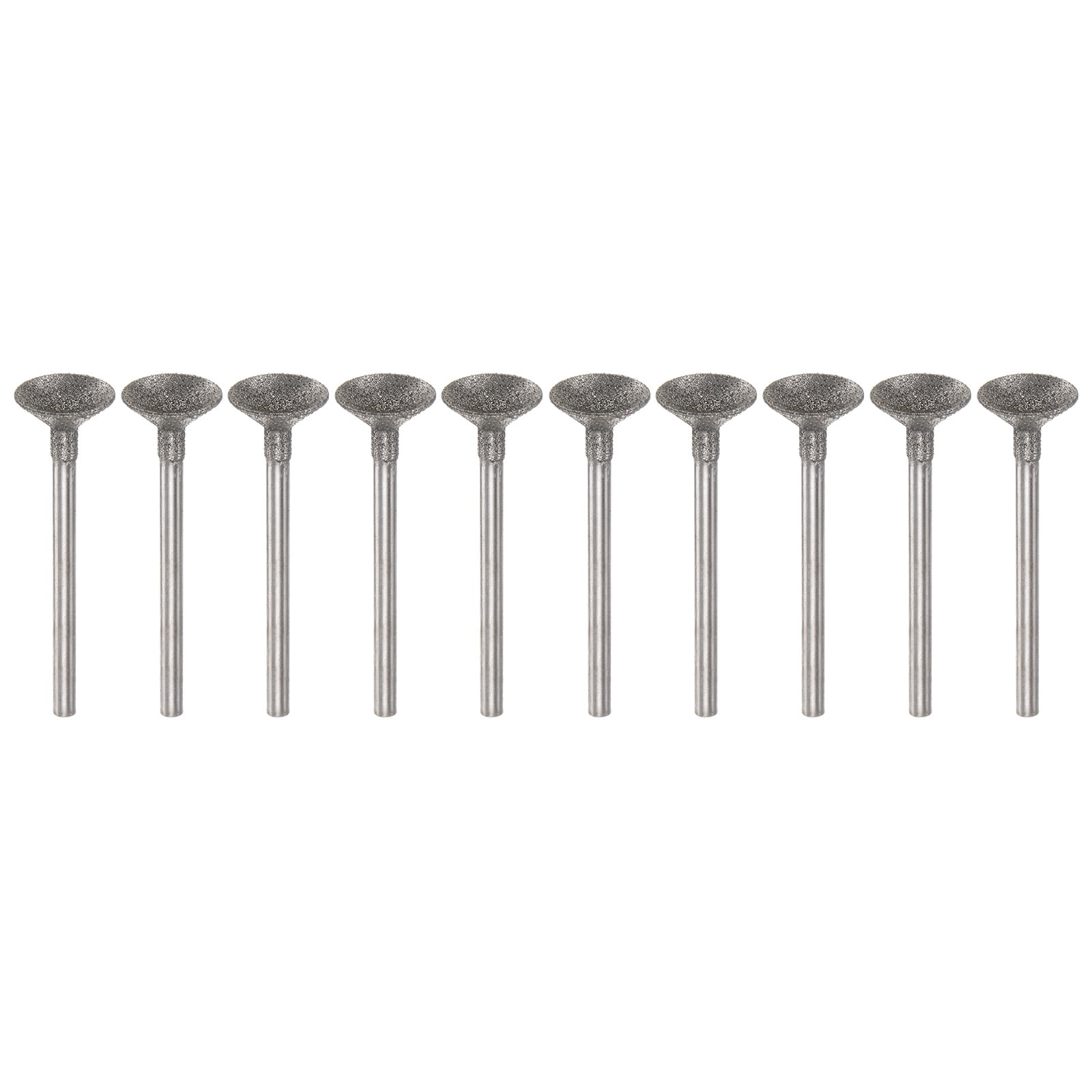Uxcell 10pcs Diamond Grinding Head 12mm Dia 1/8" Shank Carving Bits ...