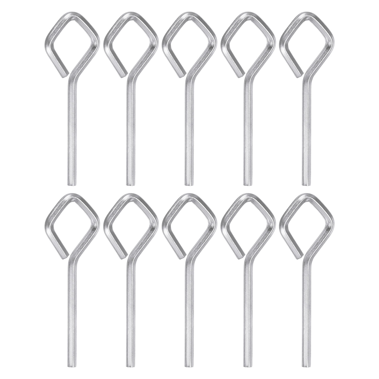 Uxcell 10pcs Dogging Hex Key Wrench 1/8" SAE Metal Dog Door Keys ...