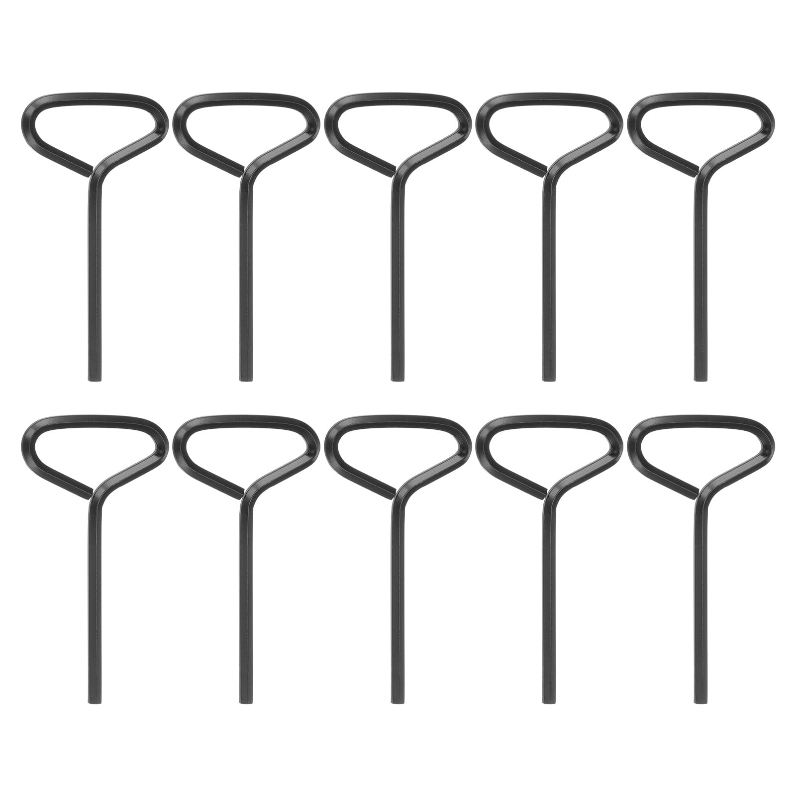 Uxcell 10pcs Dogging Hex Key Wrench 1/8" SAE Metal Dog Door Keys ...