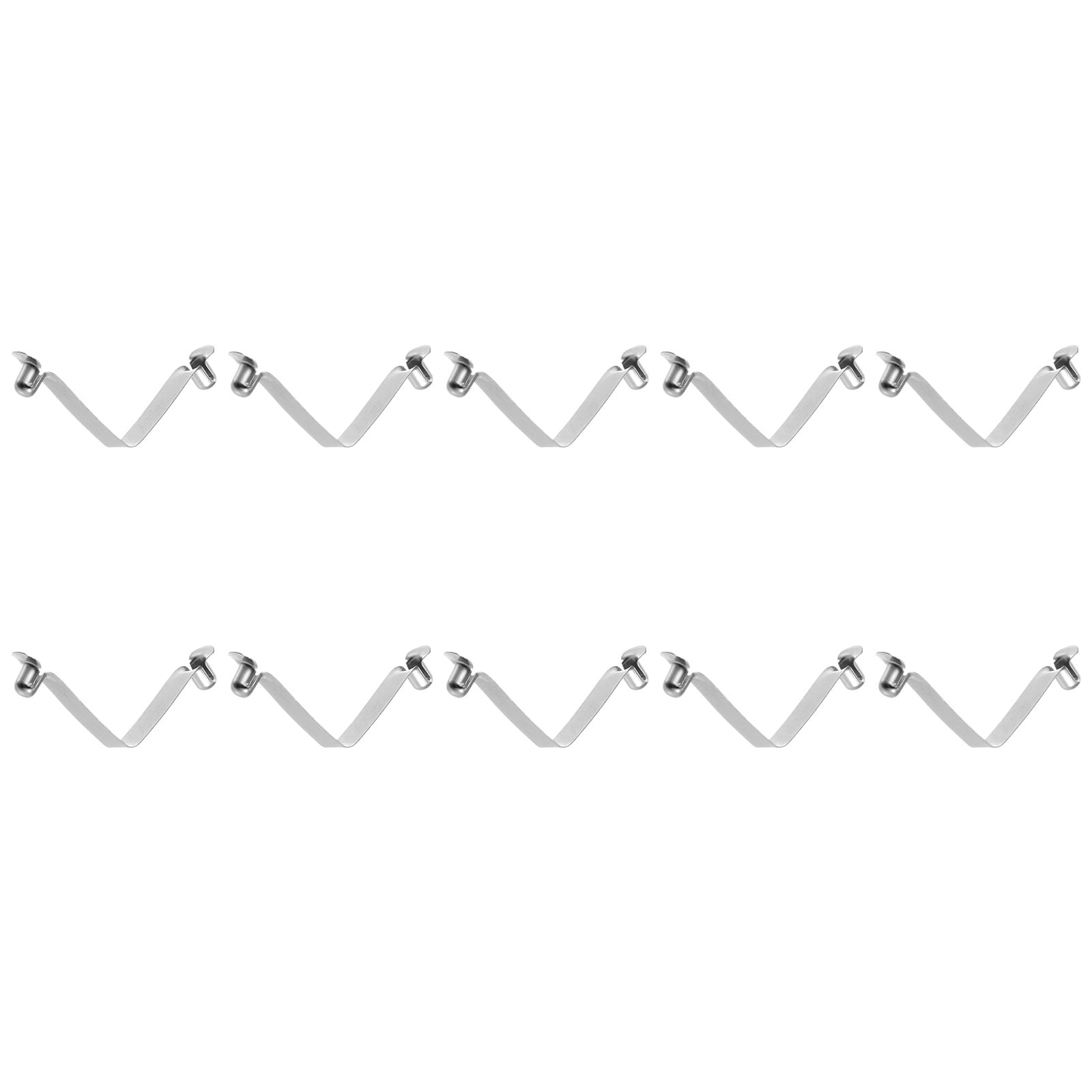 Uxcell 10pcs Double Button Kayak Paddle Snap Spring Clip 39mmx5.9mm V ...