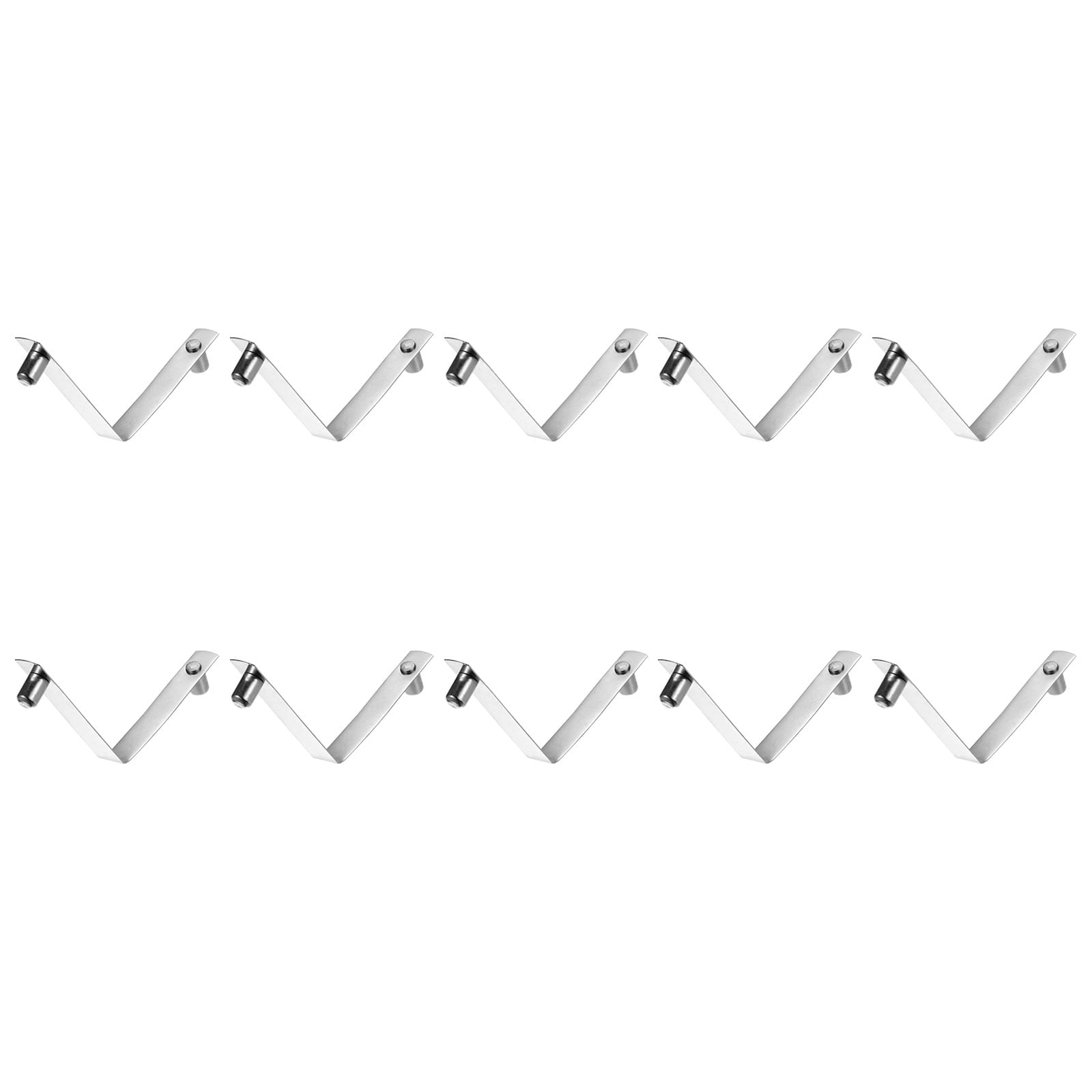 Uxcell 10pcs Double Button Kayak Paddle Snap Spring Clip 51mmx5.8mm V ...