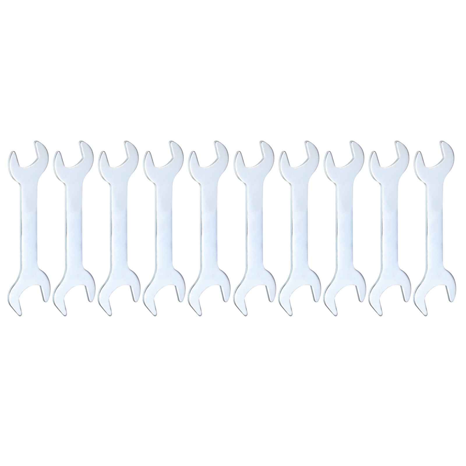 Uxcell 10pcs Double Open End Thin Wrench 14mm x 17mm Metric U-Shaped ...