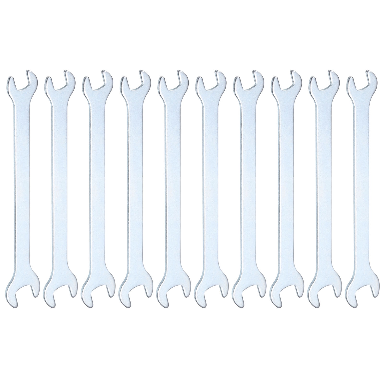 Uxcell 10pcs Double Open End Thin Wrench 5.5mm x 7mm Metric U-Shaped ...